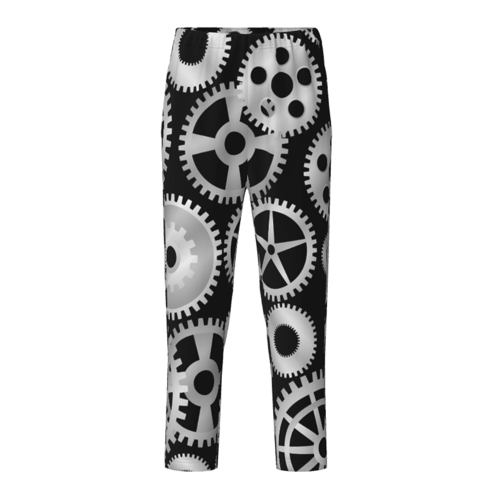 Zeuib Metallic Gears Print Pajama Pants for Girls Boys,PJ Bottoms for ...