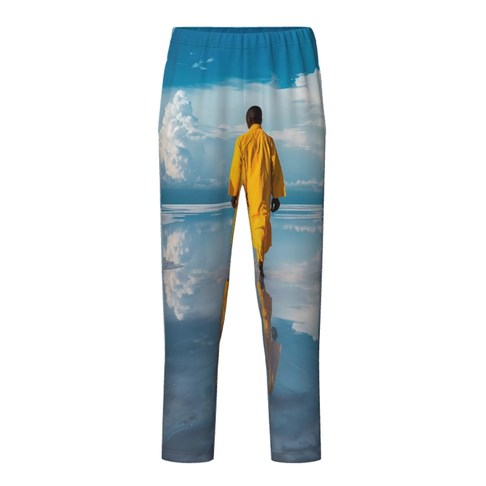 Zeuib Monk Walking On Water Print Pajama Pants for Girls Boys,PJ ...