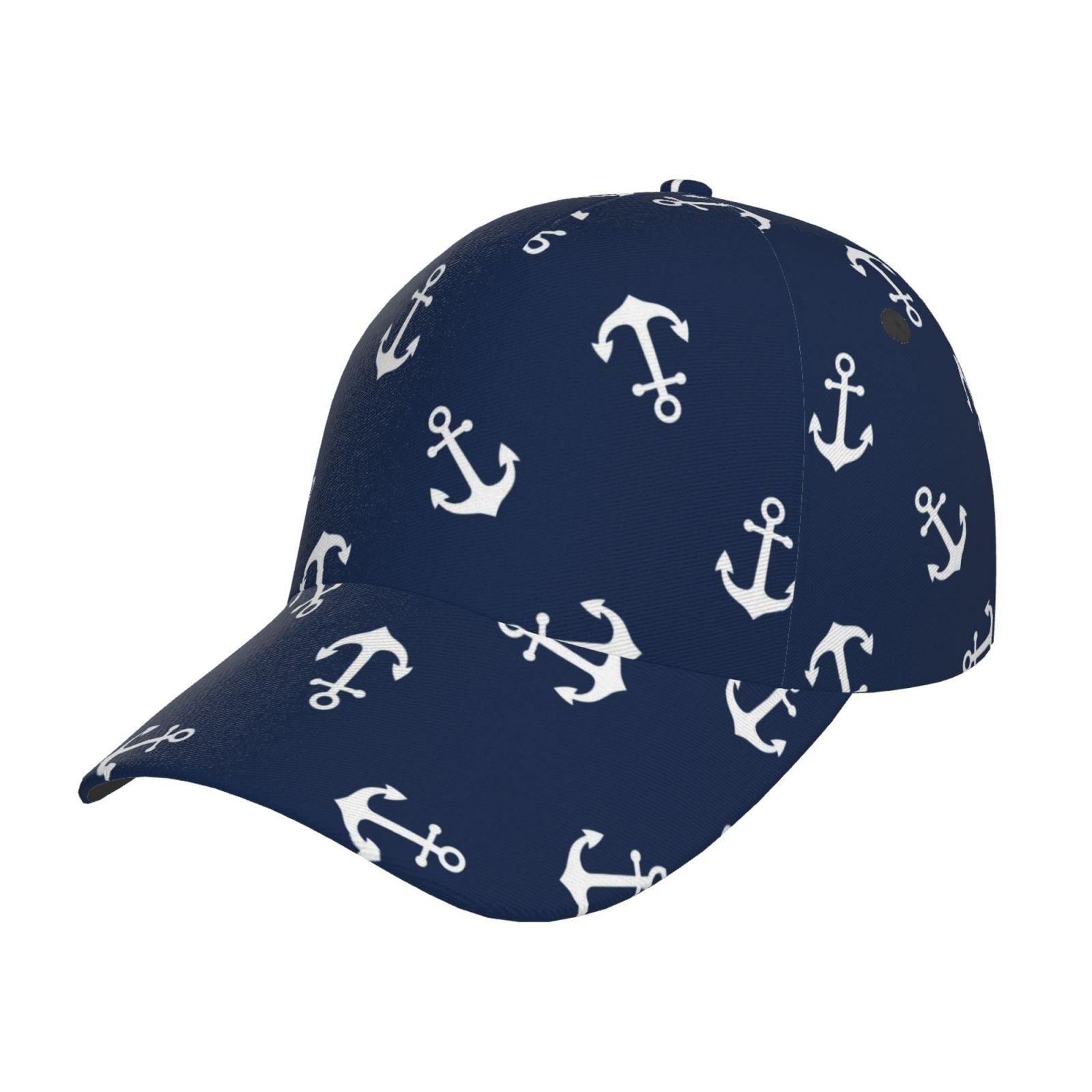 Zeuib Nautical Themed Simple Anchors Baseball Cap Adjustable Size for ...