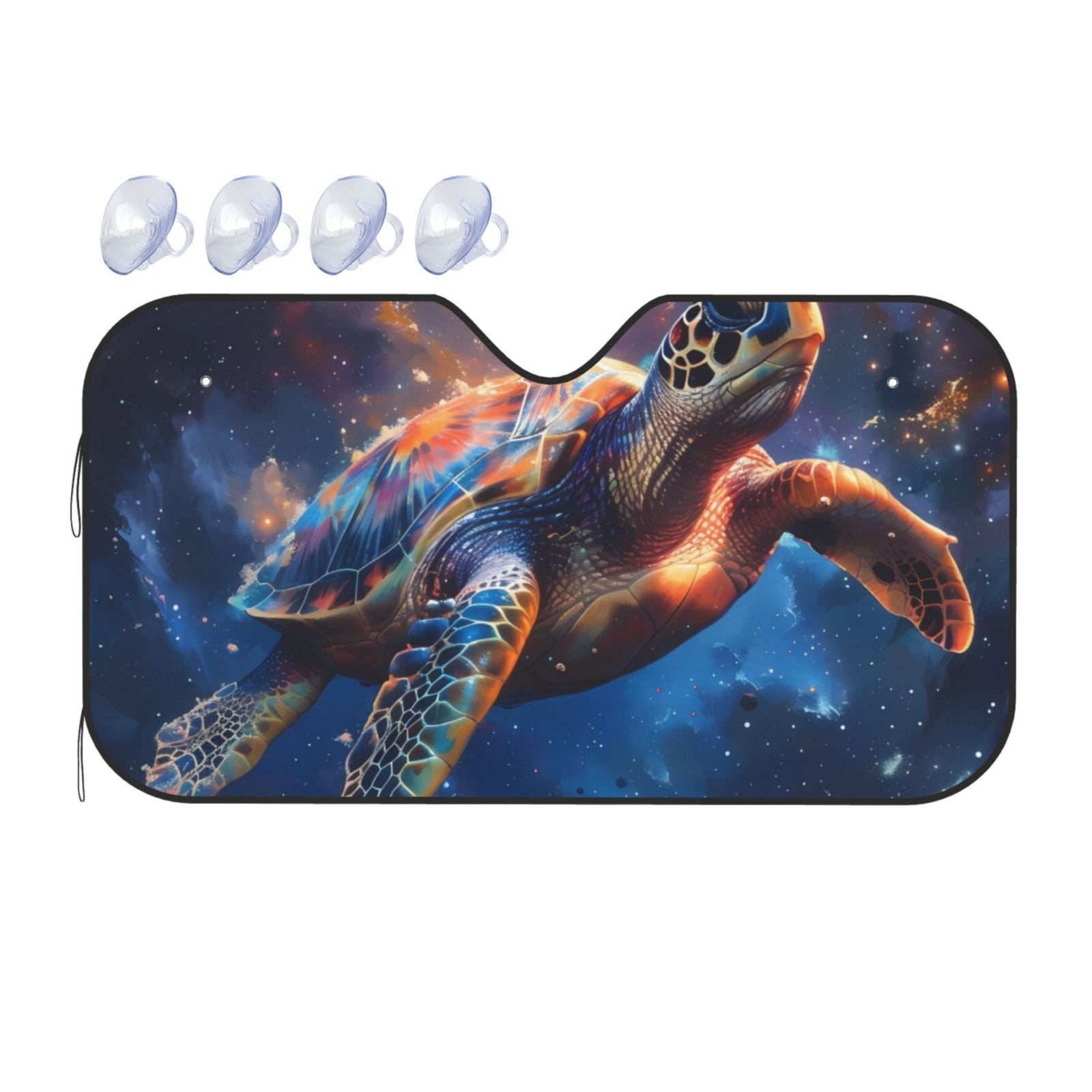 Zeuib Night Sky Turtle Premium Car Sunshade: Superior Sun Protection ...
