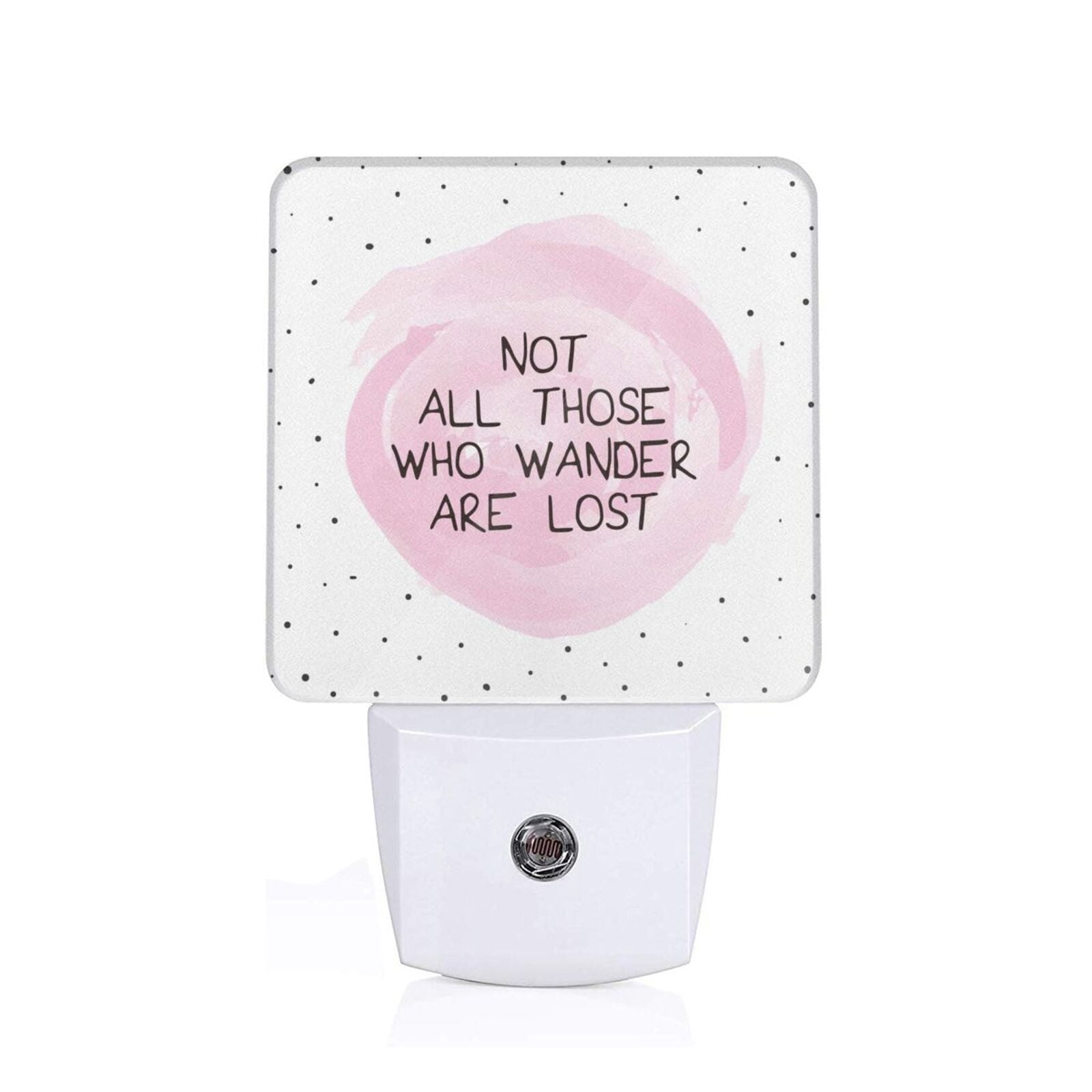 Zeuib Not All Those Who Wander Are Lost LED Night Light,Plug in Night ...