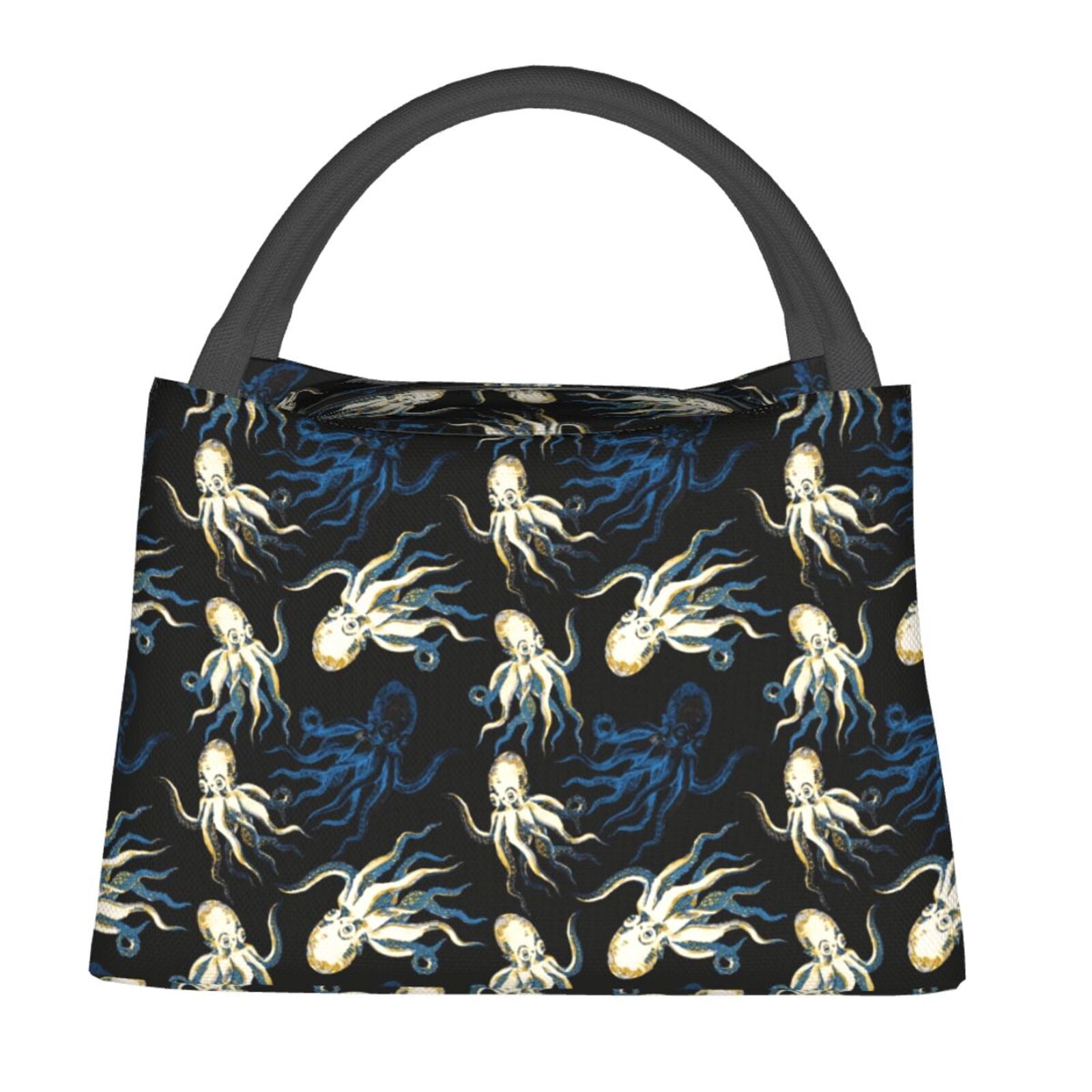Zeuib Octopus 1 Lunch Bag,Collapsible Cooler Bag Insulated,Leakproof ...