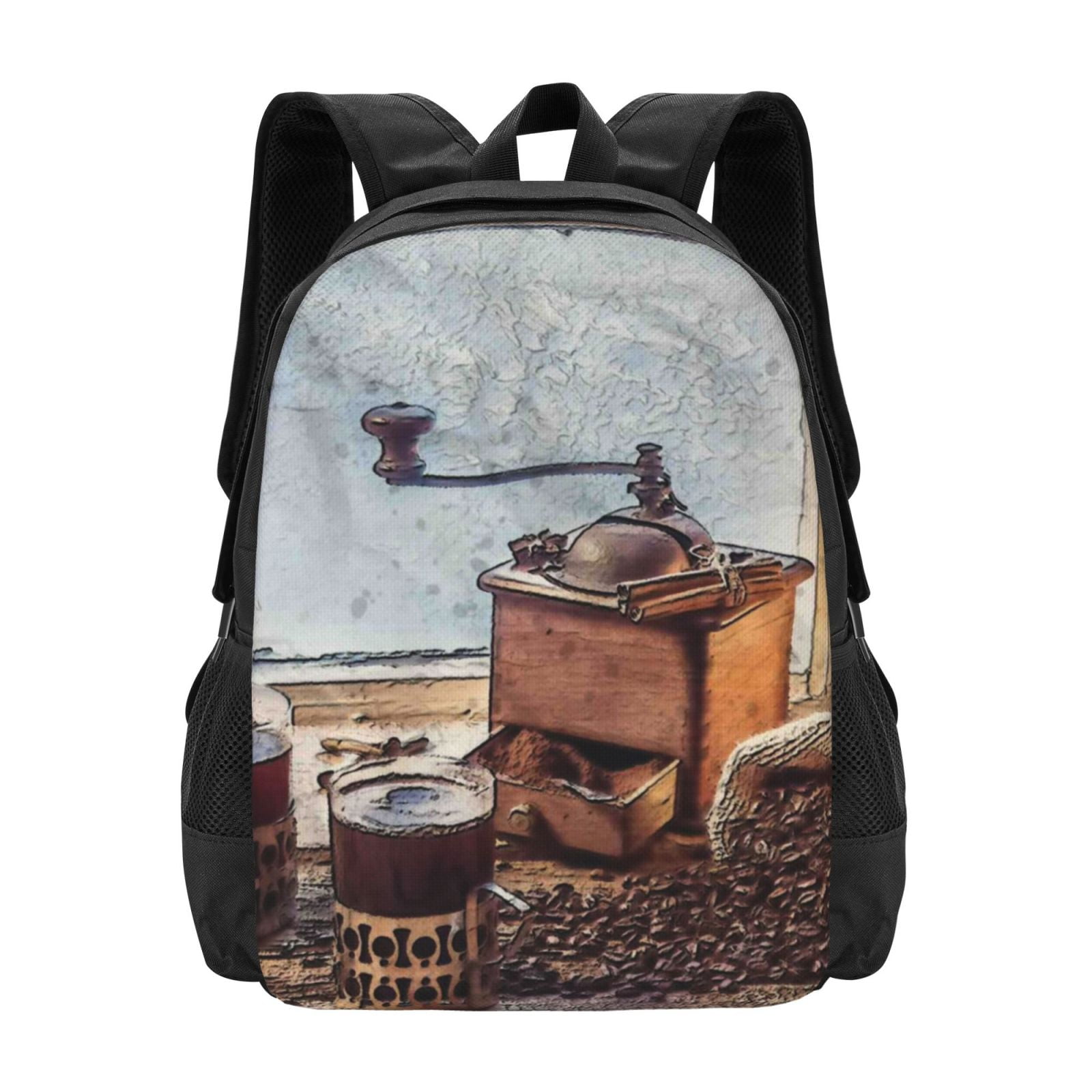 Zeuib Oil Lamp Coffee Beans Stylish and Lightweight Backpack: Perfect ...