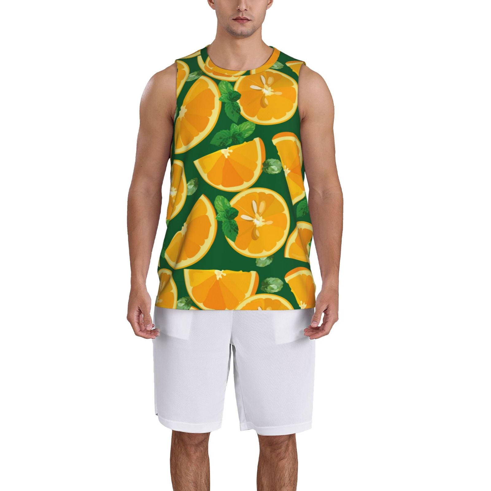 Zeuib Orange Jersey Shirt for Men,Mesh Athletic Practice Sports Shirts ...