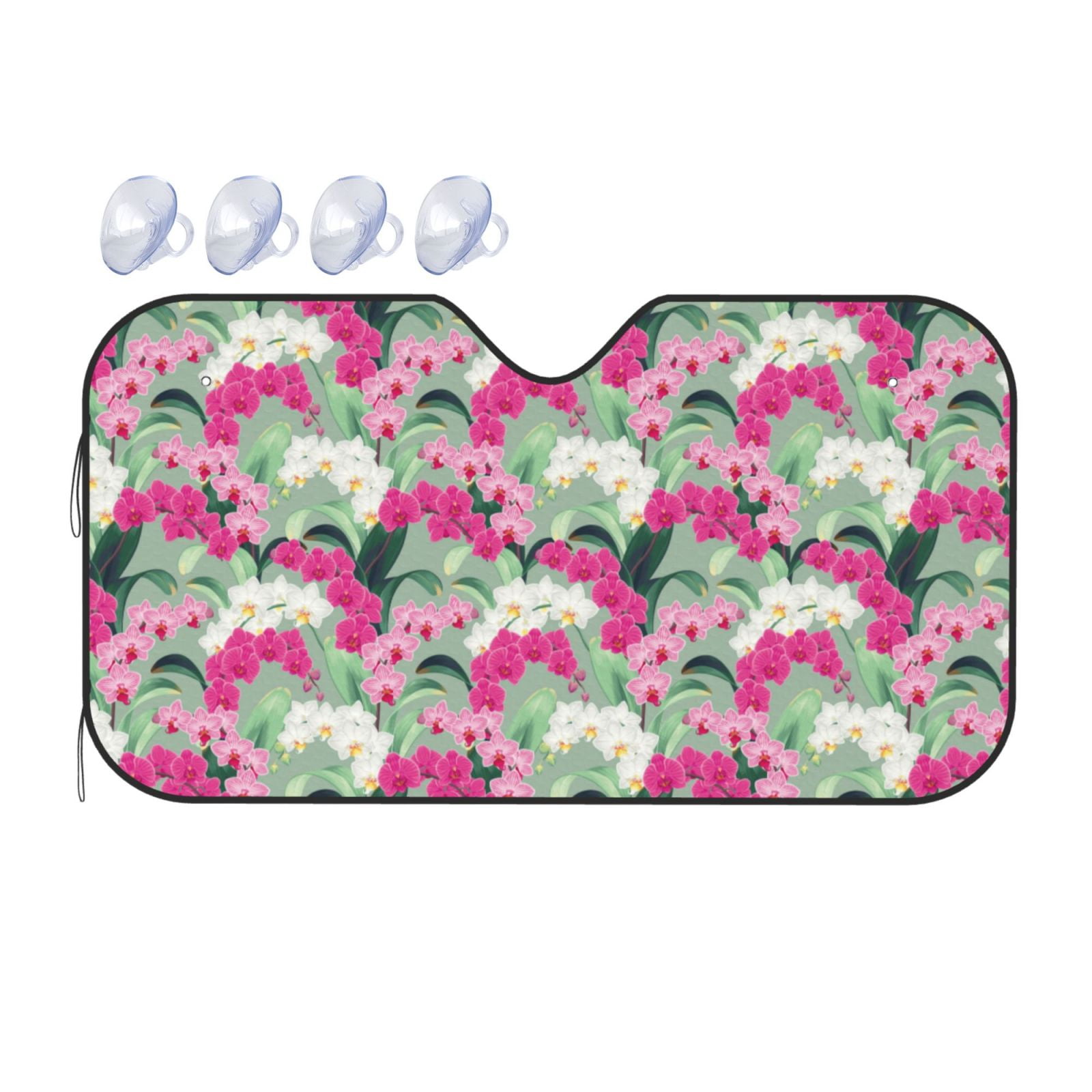 Zeuib Orchids Flowers Premium Car Sunshade: Superior Sun Protection and ...