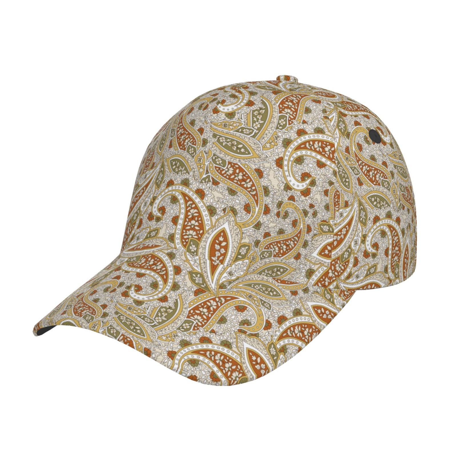 Zeuib Paisley Floral 1 Baseball Cap Adjustable Size for Running ...