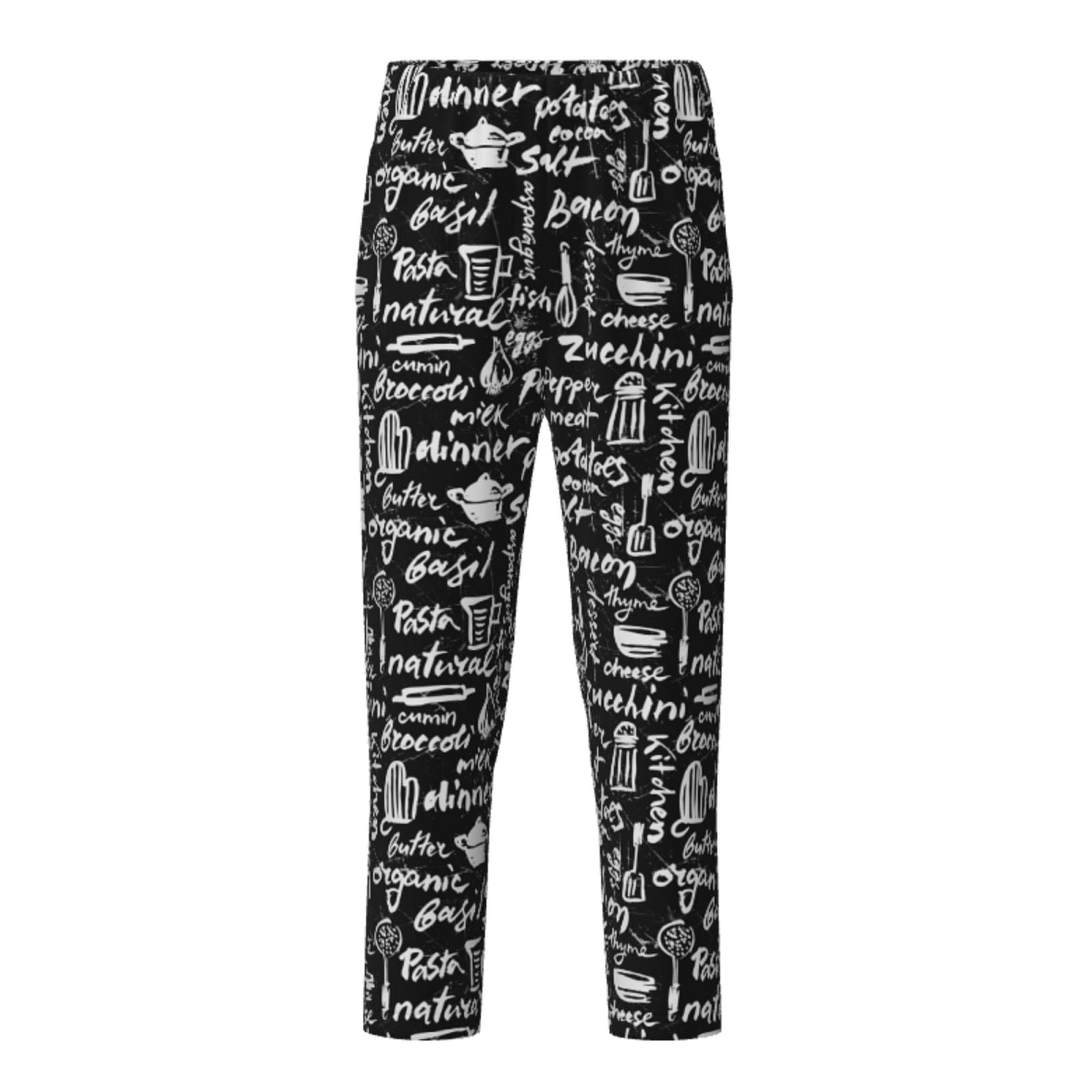 Zeuib Pasta Bacon Print Pajama Pants for Girls Boys,PJ Bottoms for Kids ...
