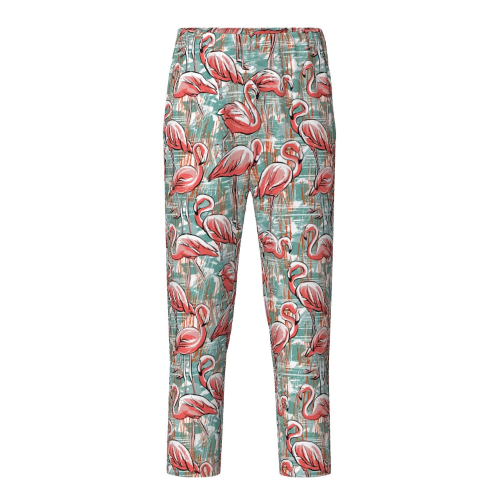 Zeuib Pink Flamingo Print Pajama Pants for Girls Boys,PJ Bottoms for ...