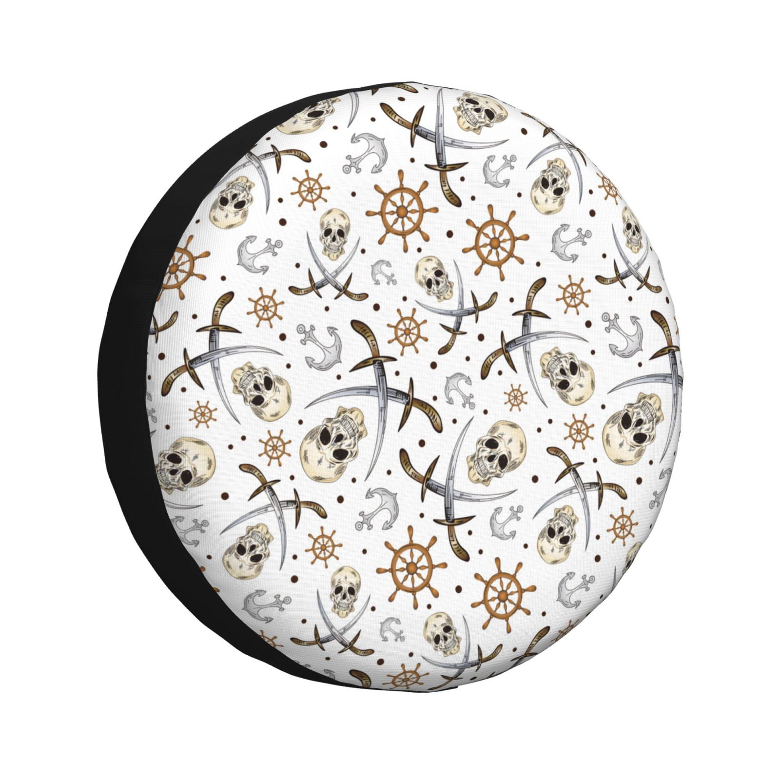 Zeuib Pirate skulls Print Stylish and Protective Spare Tire Cover,Anti ...