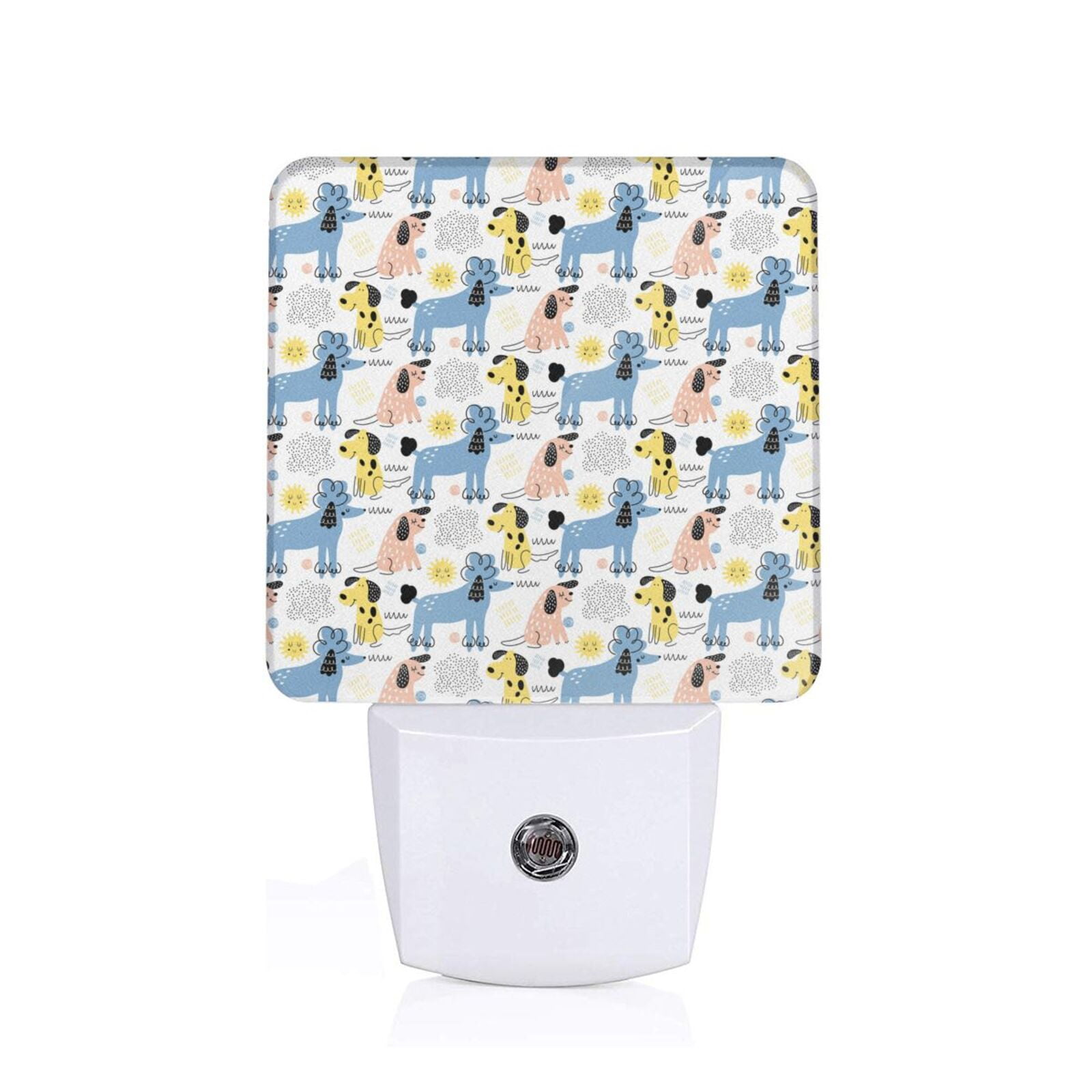 Zeuib Poodle Dog LED Night Light,Plug in Night Light with Dusk to Dawn ...