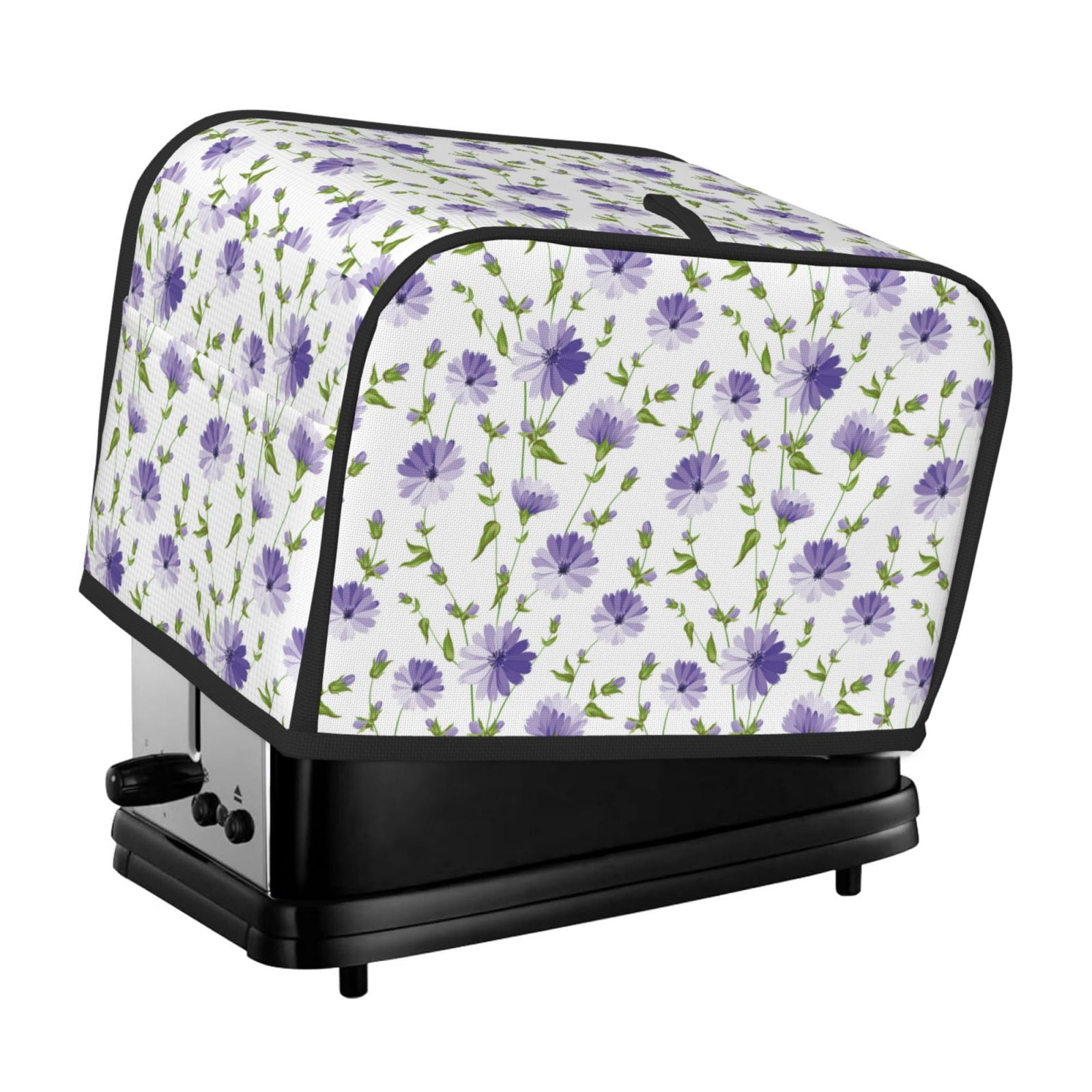 Zeuib Purple Chicory Four Slice Toaster Dust Cover Appliance Cover And ...
