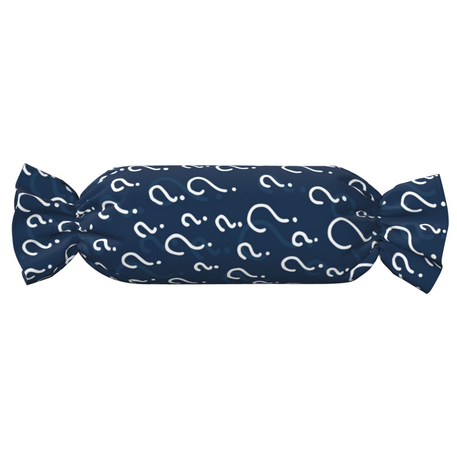 Zeuib Question Marks Print Candy Cylindrical Pillow,Neck Hand Support ...