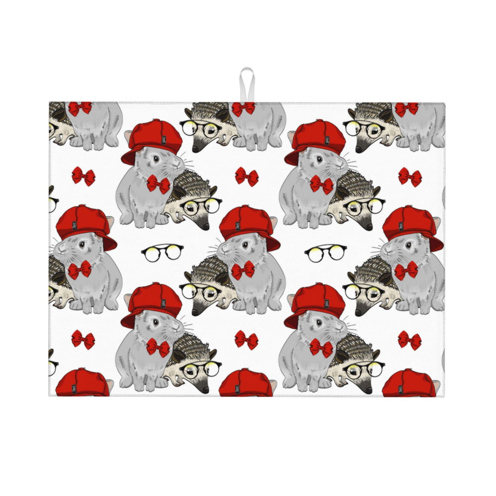 Zeuib Rabbit And Hedgehog Dish Drainer Kitchen Counter, Kitchen Drying ...