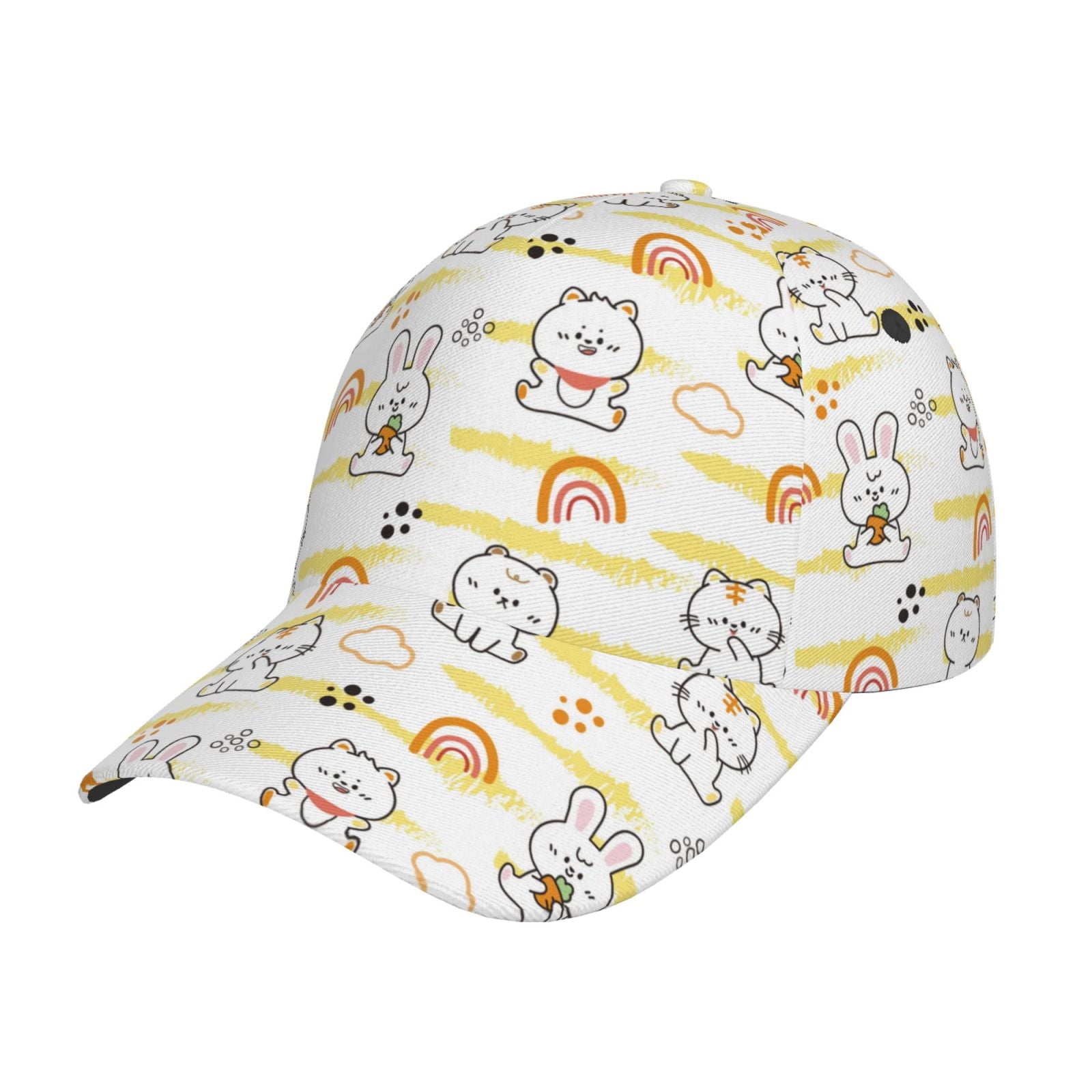 Zeuib Rabbit And Milk Tea Baseball Cap Adjustable Size for Running ...