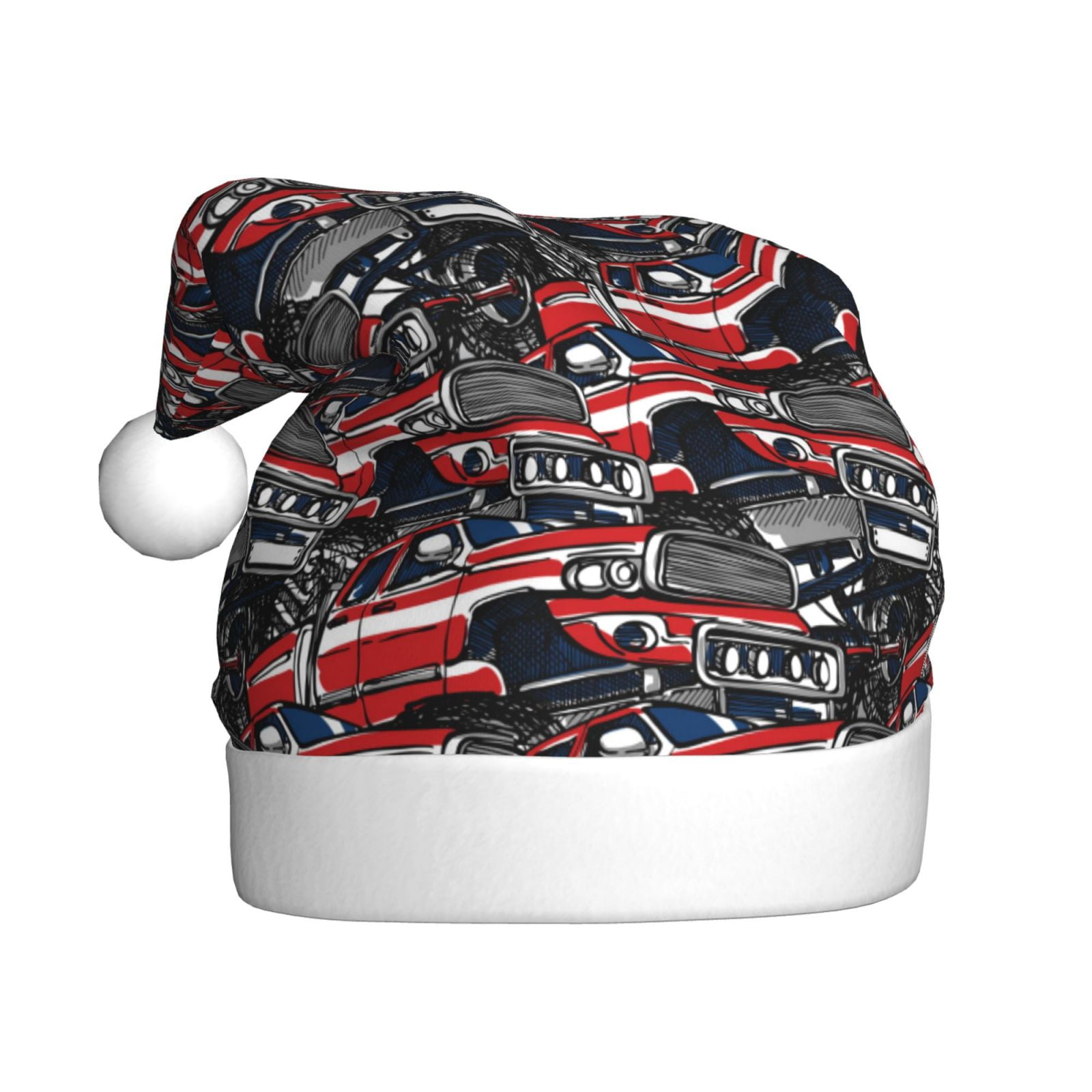 Zeuib Red And Blue Cars Christmas Stocking Classic Large Stockings ...