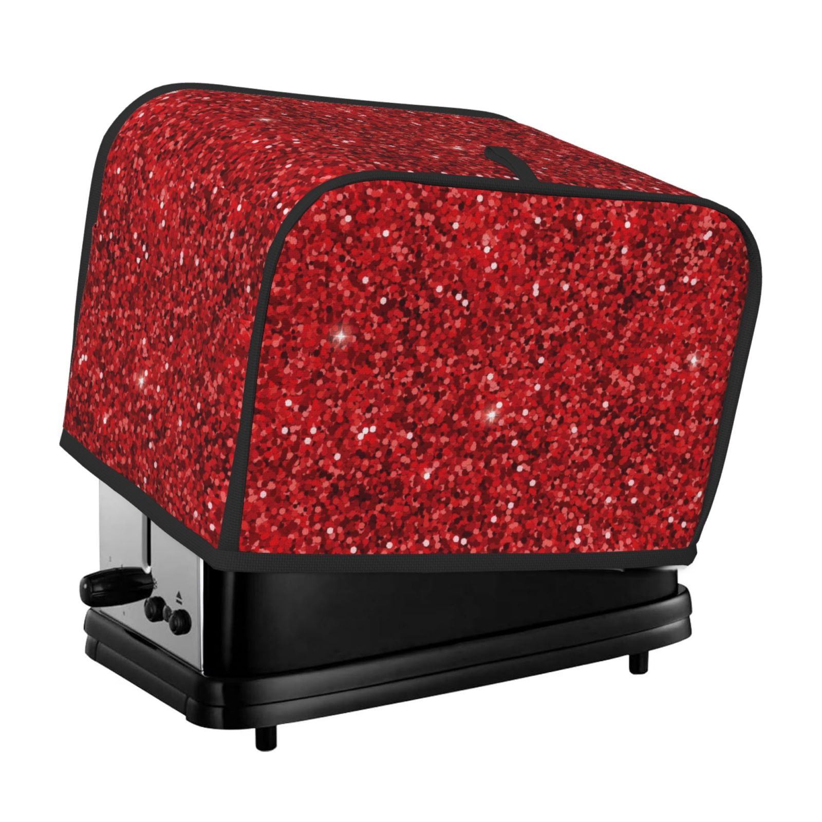Zeuib Red Glitter Two Slice Toaster Dust Cover Appliance Cover And Dust ...