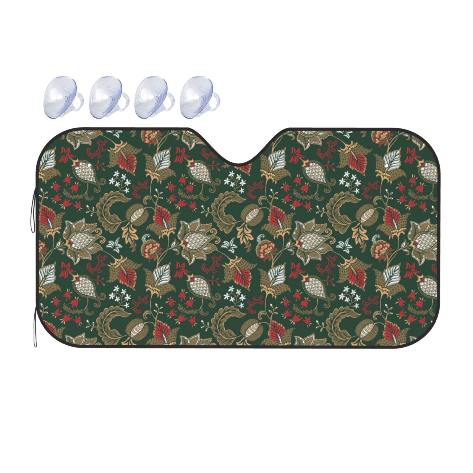 Zeuib Red Leaves Premium Car Sunshade: Superior Sun Protection and Heat ...