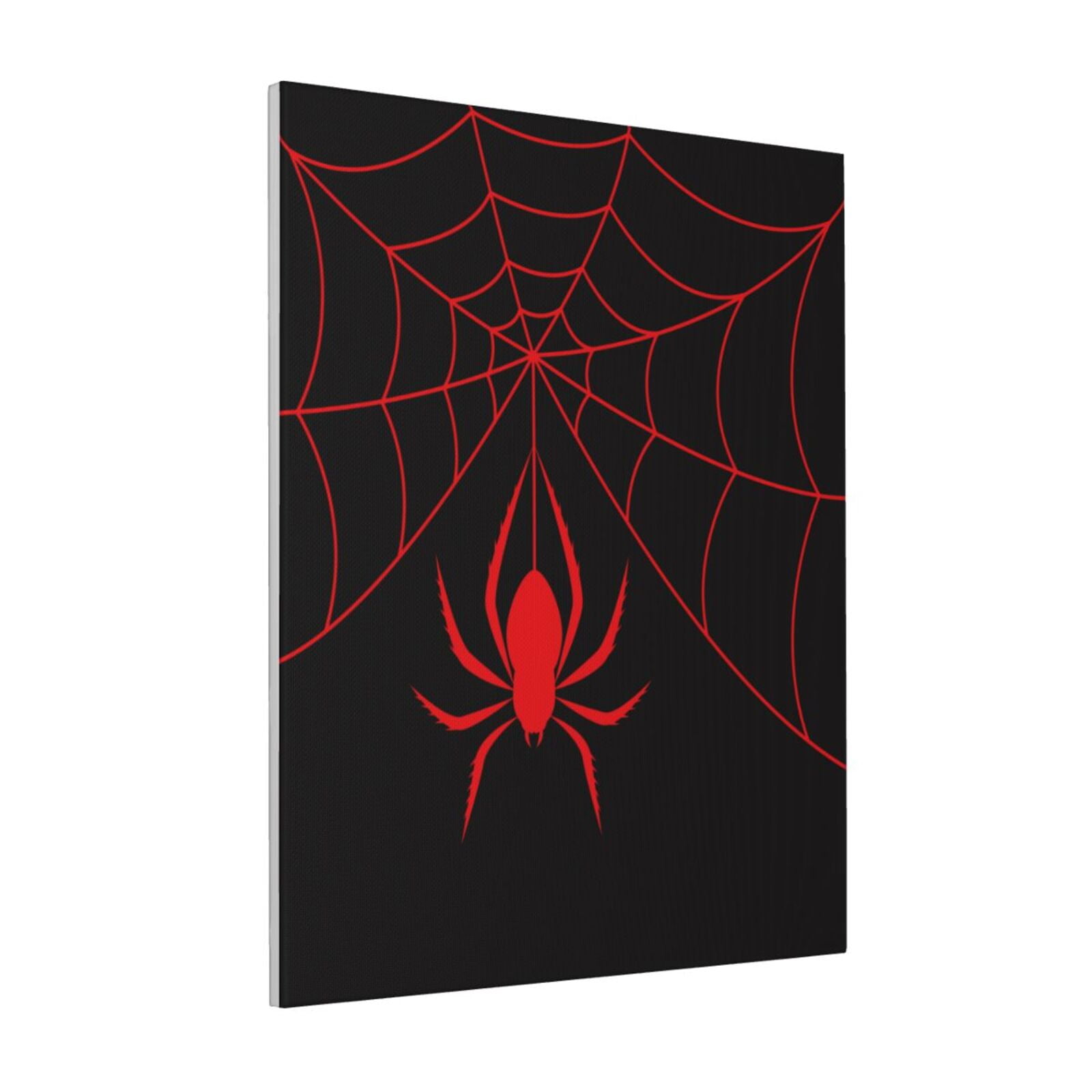 Zeuib Red Spider Print Farmhouse Canvas Wall Art For Bedroom,Wall ...