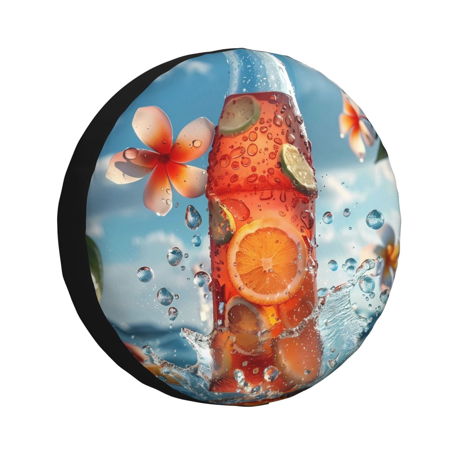 Zeuib Refreshing Citrus Splash Tire Cover,Wheel Cover,Spare Tire Cover ...