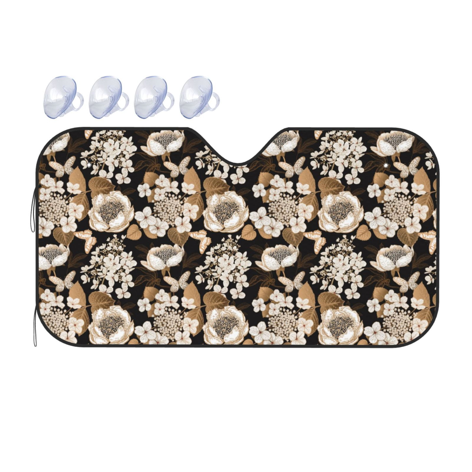 Zeuib Retro Hydrangeas Premium Car Sunshade: Superior Sun Protection ...