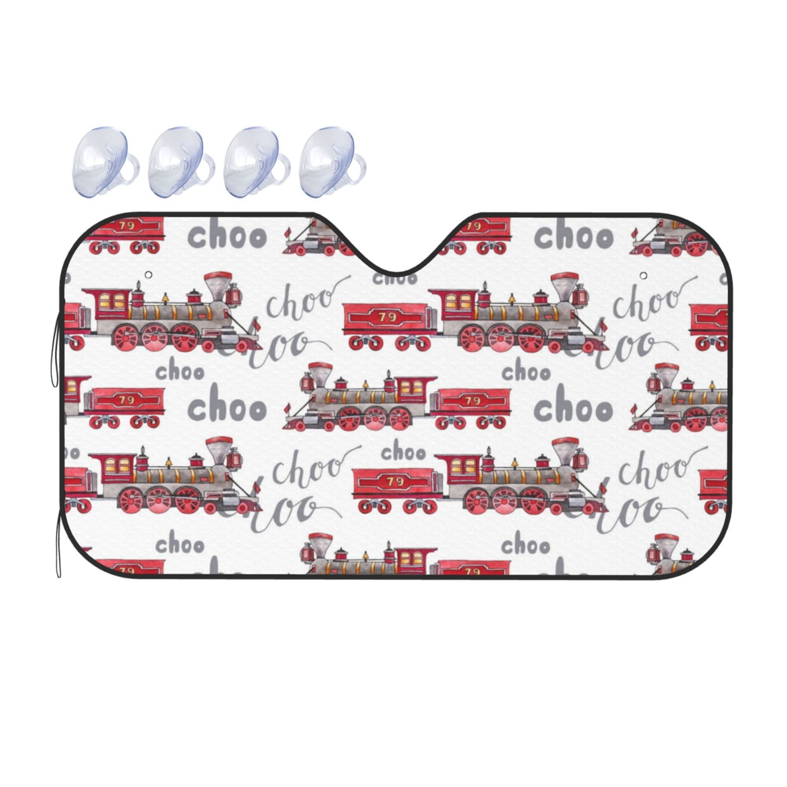 Zeuib Retro Train Premium Car Sunshade: Superior Sun Protection and ...