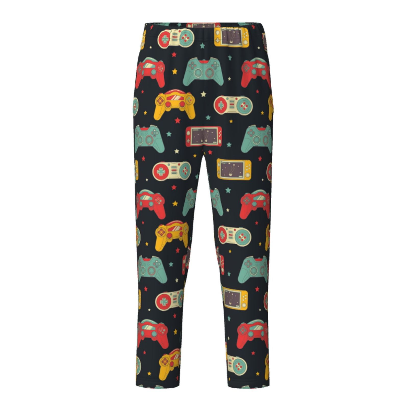 Zeuib Retro Video Game Print Pajama Pants for Girls Boys,PJ Bottoms for ...