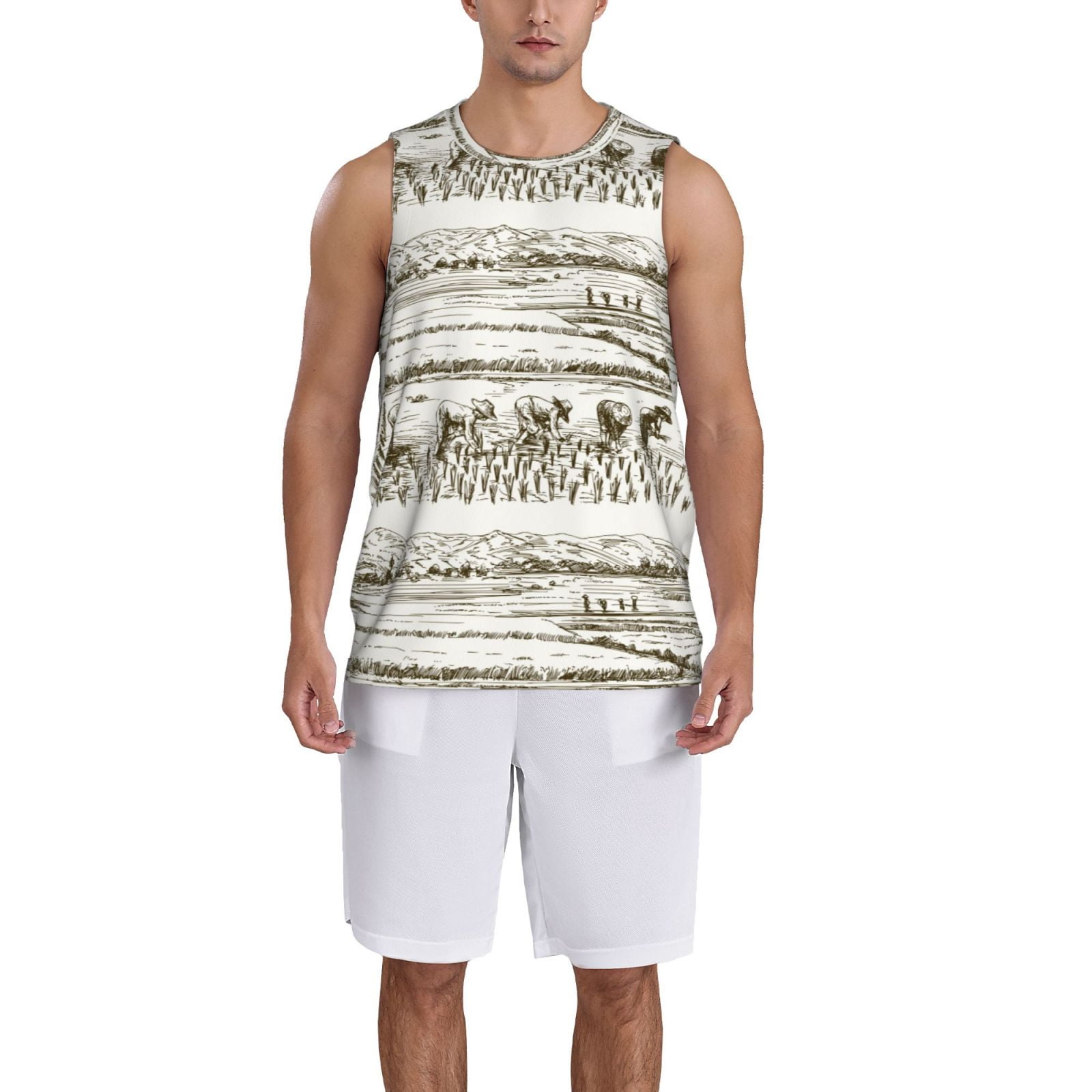 Zeuib Rice Harvest Jersey Shirt for Men,Mesh Athletic Practice Sports ...