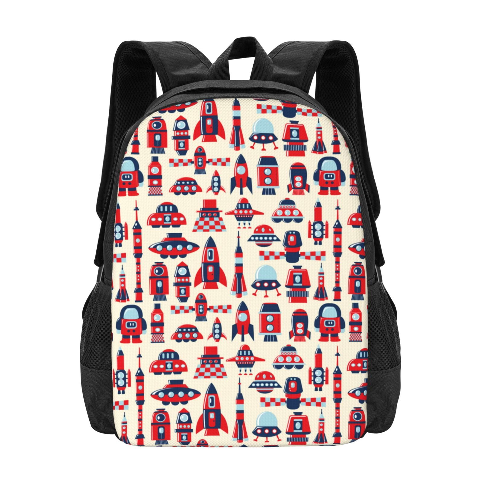 Zeuib Rocket Pattern Stylish and Lightweight Backpack: Perfect for ...