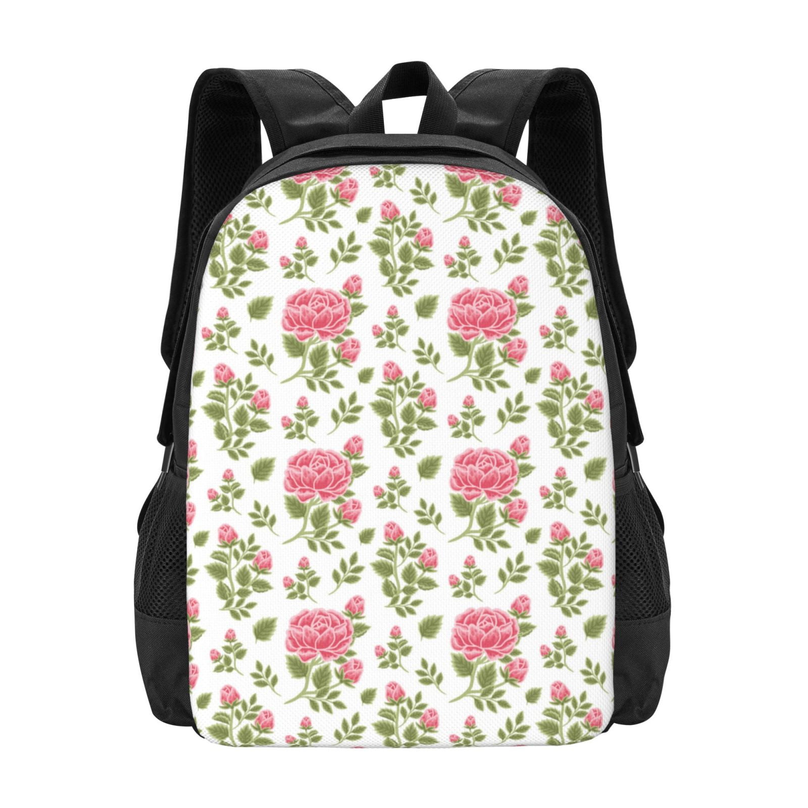 Zeuib Rose Flowers Stylish and Lightweight Backpack: Perfect for ...
