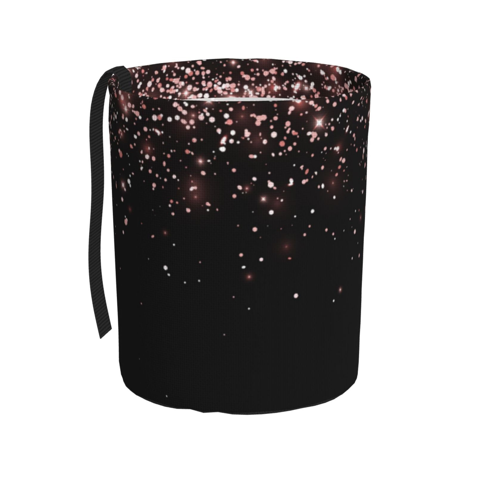 Zeuib Rose Gold Glitter1 Print Car Trash Can, Seat Back Hanging Garbage ...