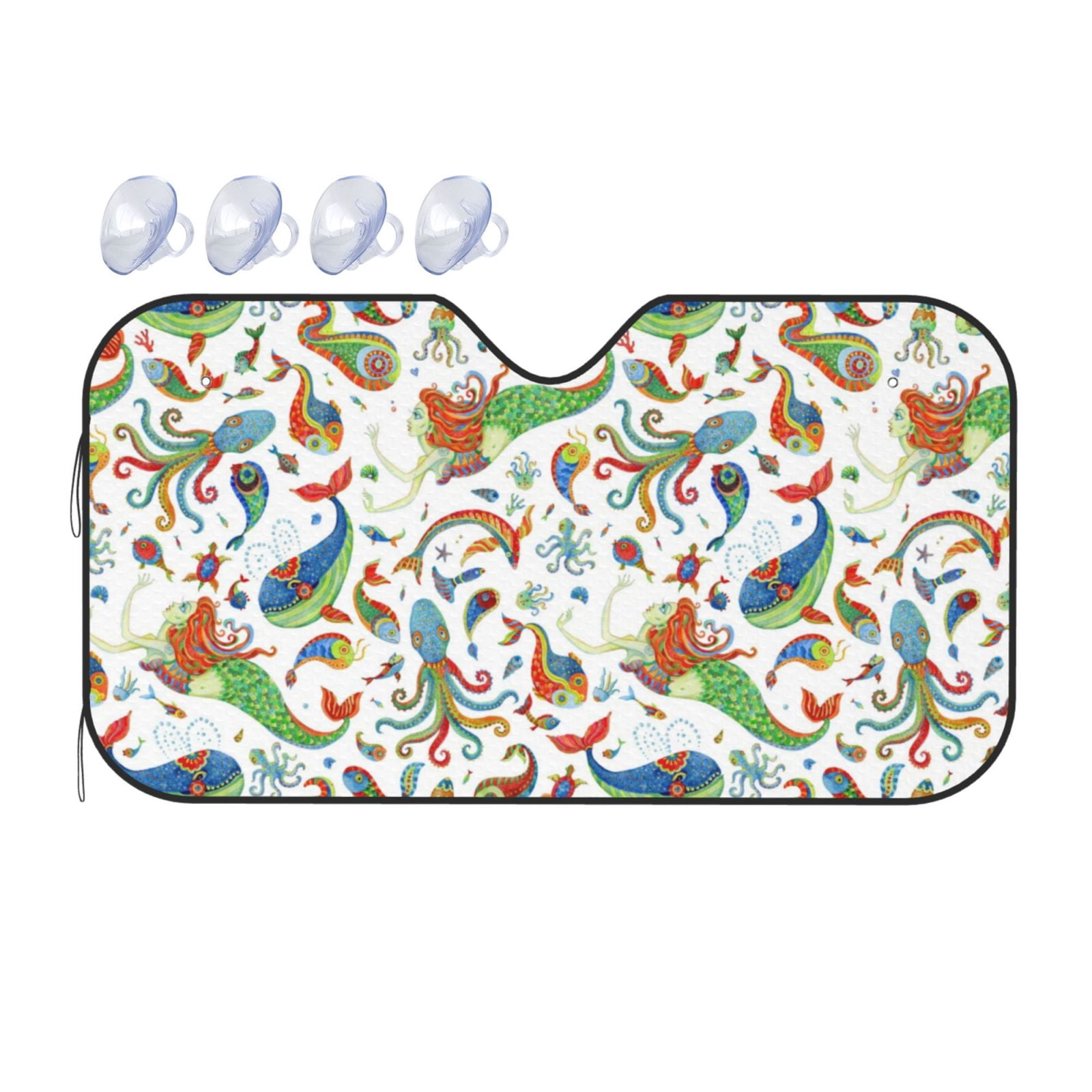 Zeuib Sea Animals 1 Premium Car Sunshade: Superior Sun Protection and ...