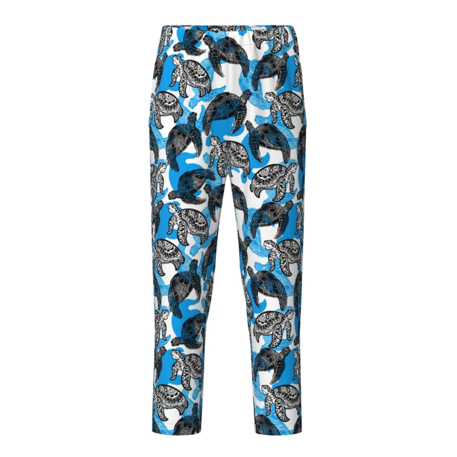 Zeuib Sea Turtle Life Print Pajama Pants for Girls Boys,PJ Bottoms for ...