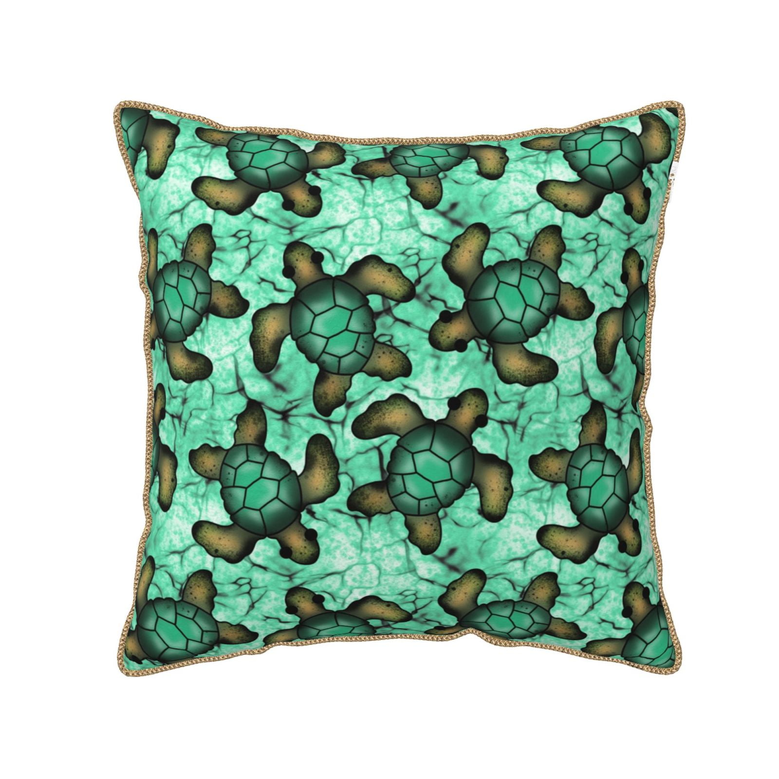Zeuib Sea Turtle Print Decorative Throw Pillow Covers,Cushion Covers ...
