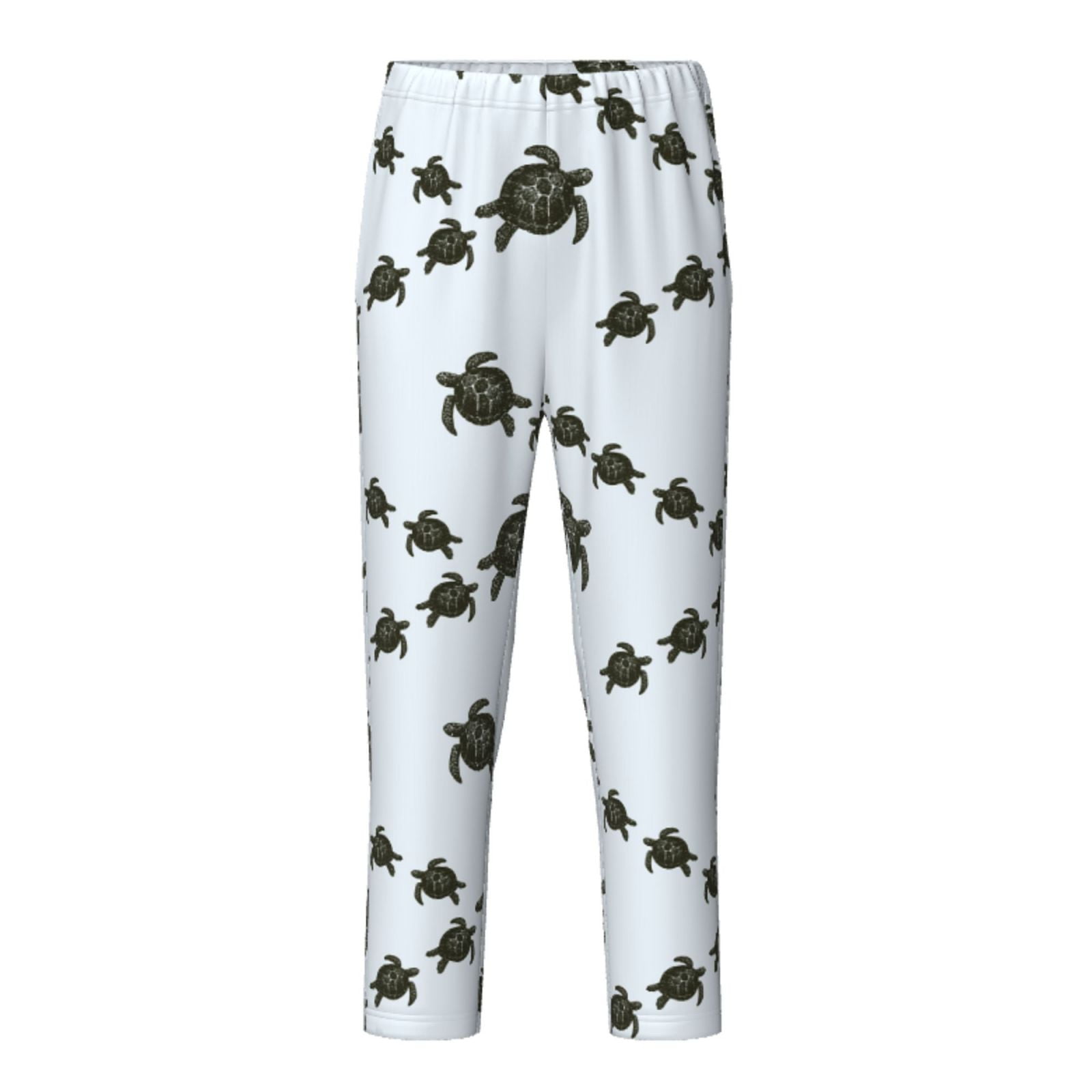 Zeuib Sea Turtle Print Pajama Pants for Girls Boys,PJ Bottoms for Kids ...