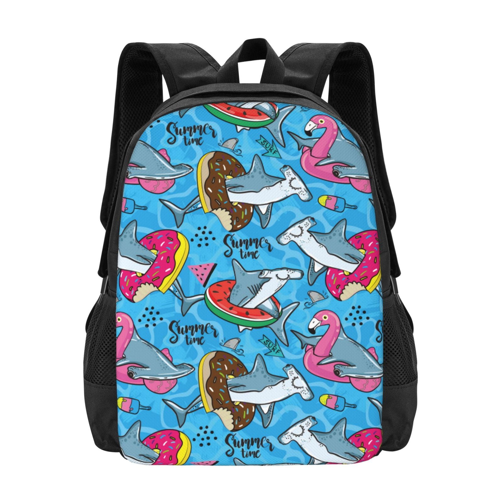 Zeuib Sharks Summer Stylish and Lightweight Backpack: Perfect for ...