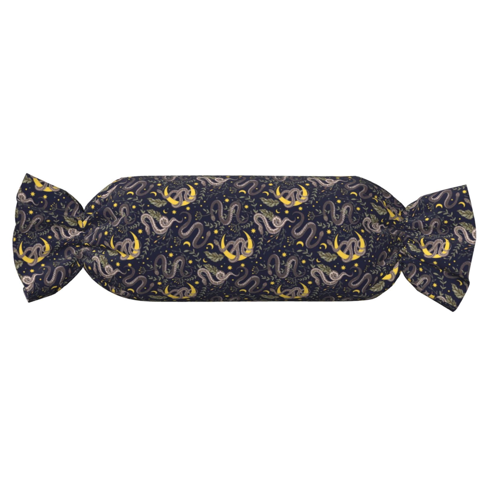 Zeuib Snake Sleep Print Candy Cylindrical Pillow,Neck Hand Support ...