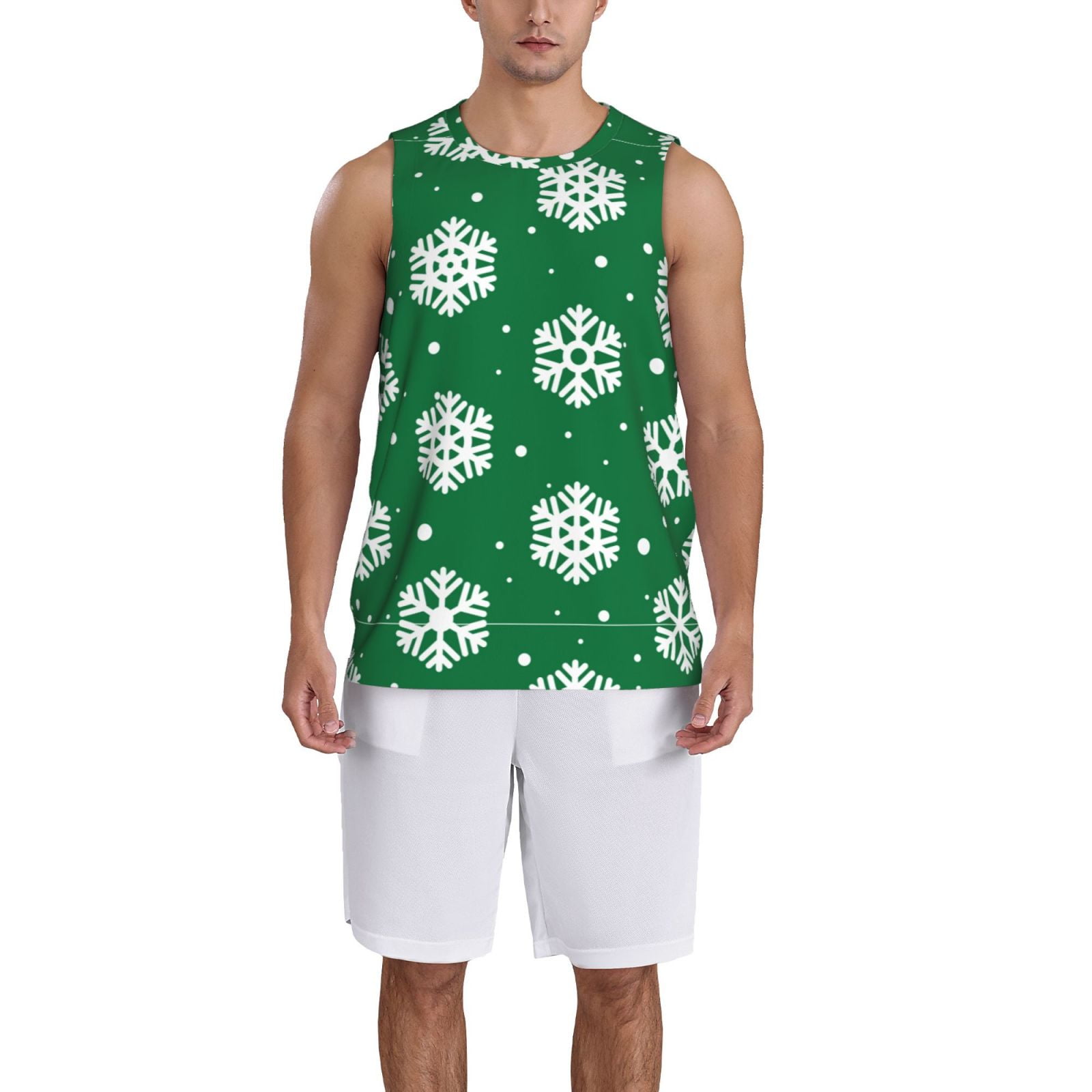 Zeuib Snowflake Jersey Shirt for Men,Mesh Athletic Practice Sports ...