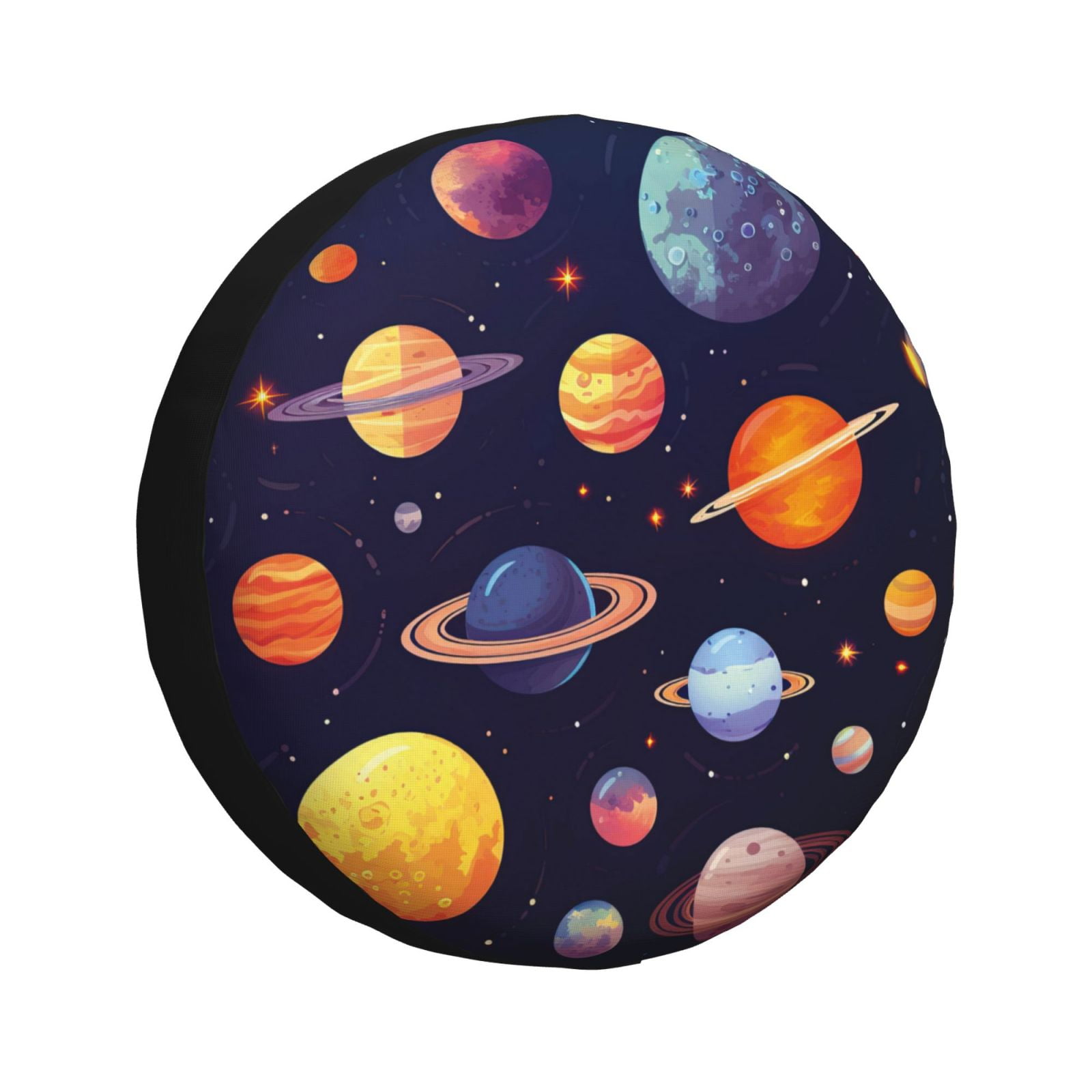 Zeuib Space Planet Tire Cover,Wheel Cover,Spare Tire Cover,Anti-UV ...