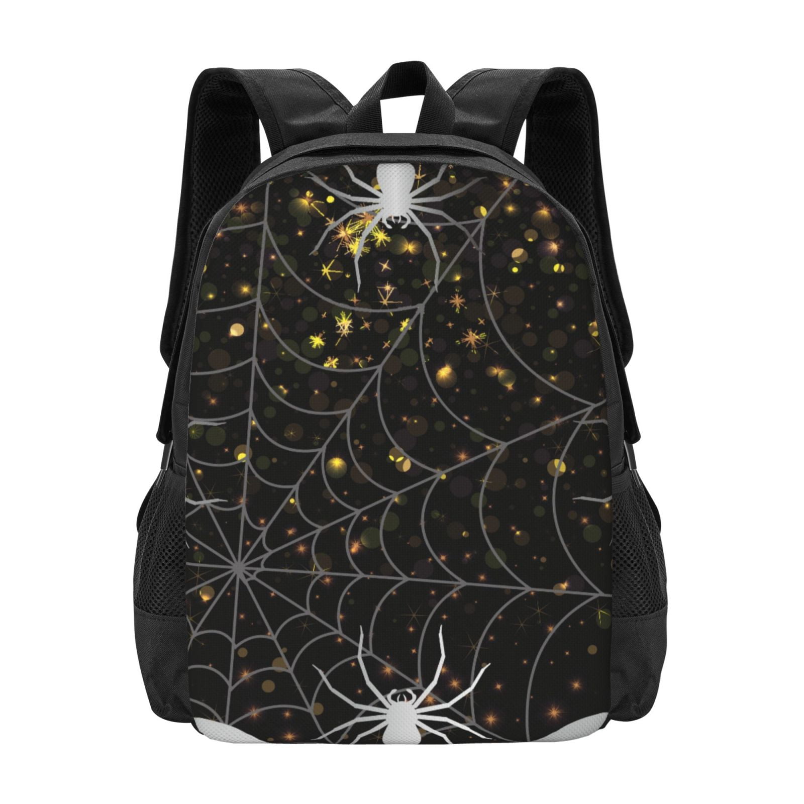 Zeuib Spiderweb Bats And A Spider Stylish and Lightweight Backpack ...