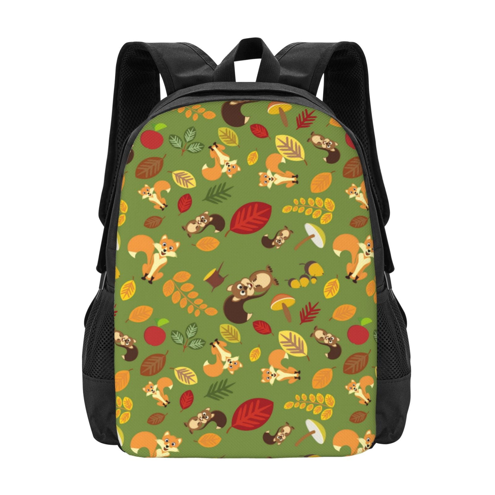 Zeuib Squirrel And Fox In The Forest Stylish and Lightweight Backpack ...