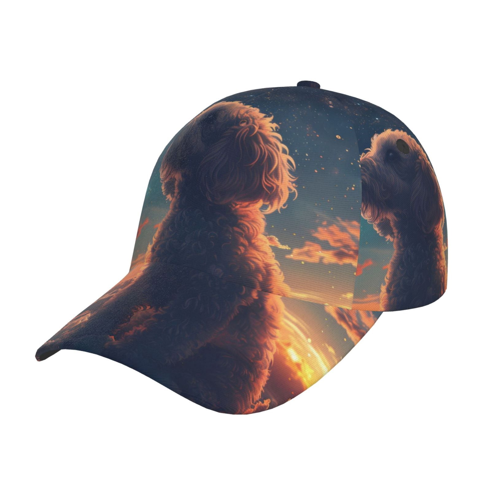 Zeuib Starry Sky Cloud Puppy Baseball Cap Adjustable Size for Running ...