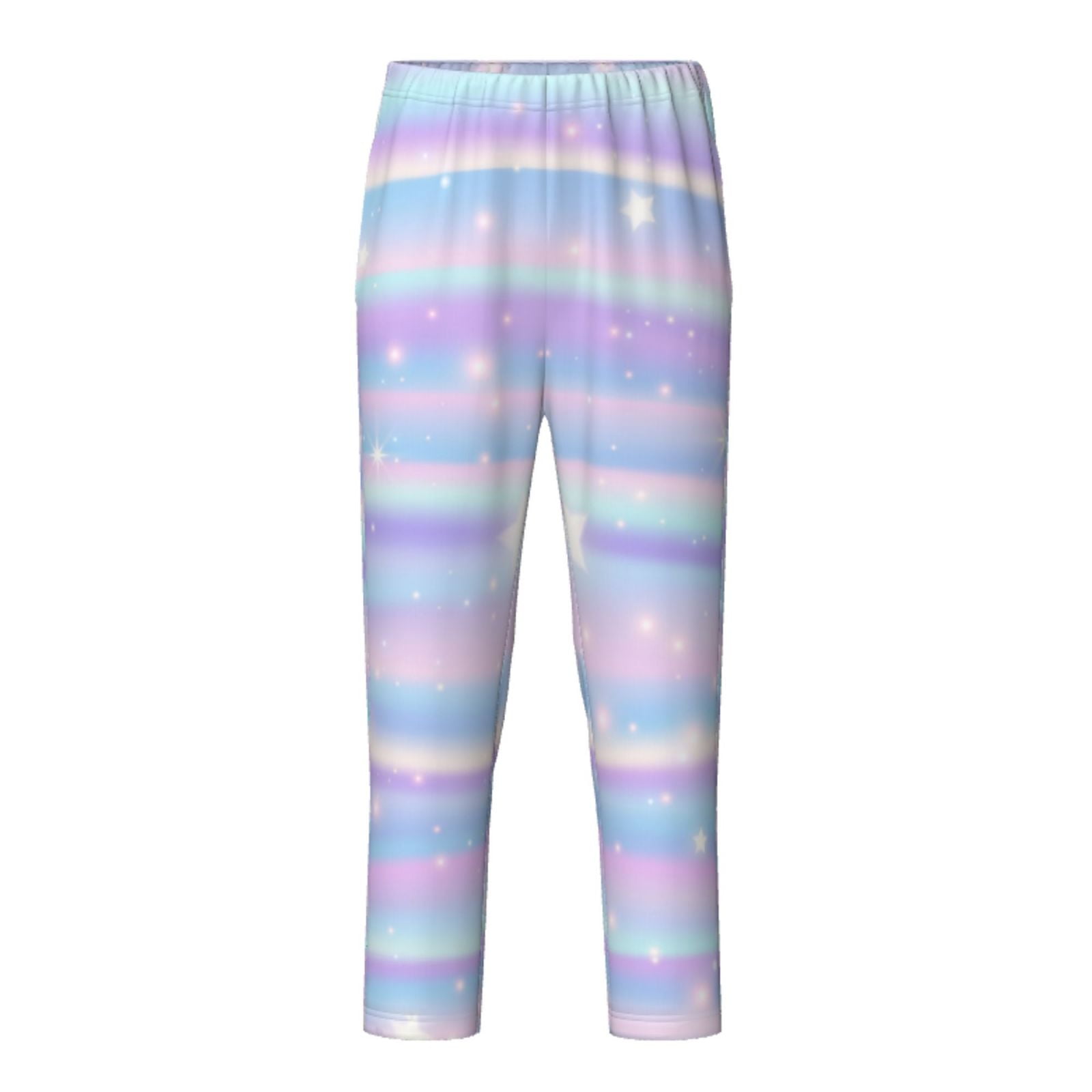 Zeuib Striped Gradient Print Pajama Pants for Girls Boys,PJ Bottoms for ...