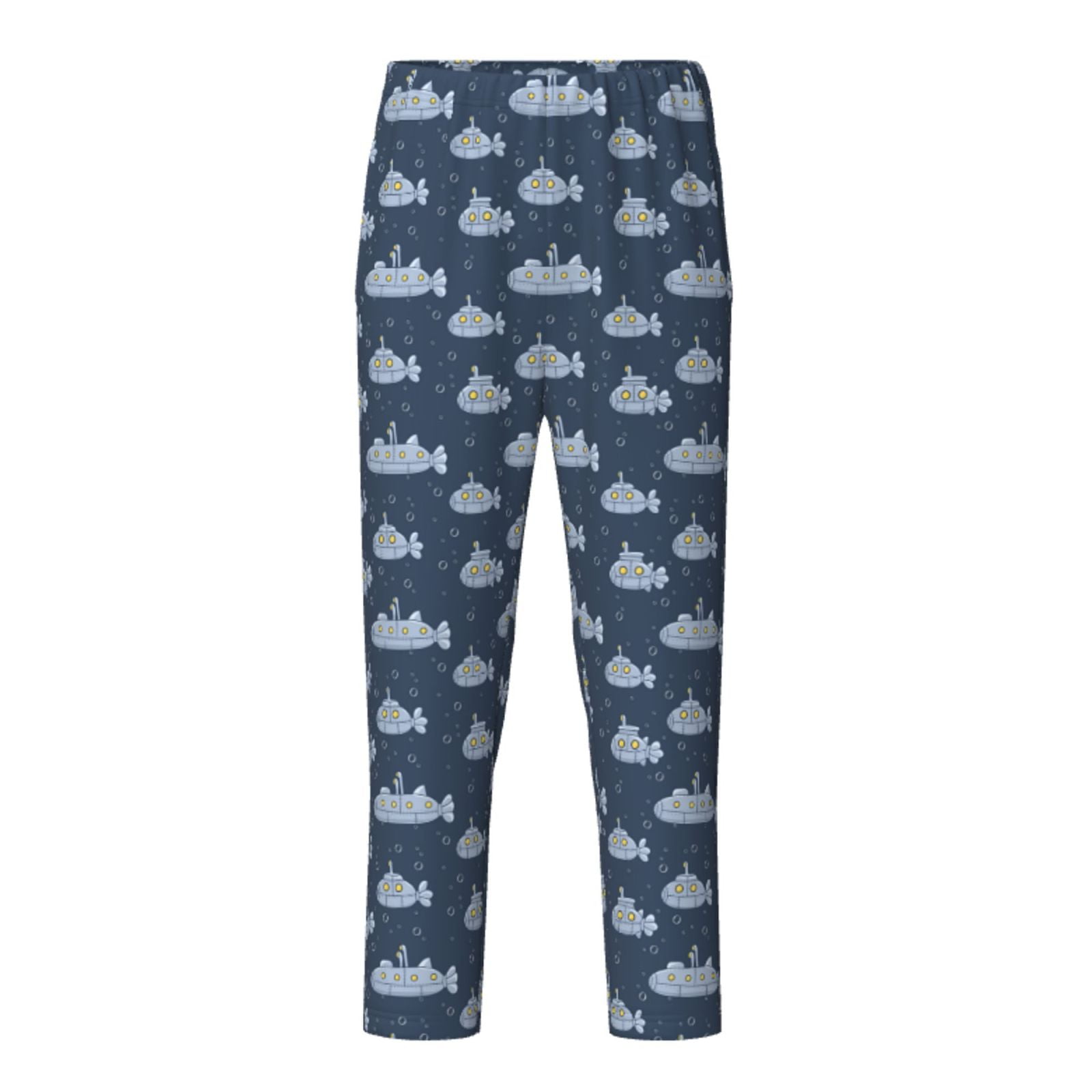 Zeuib Submarine With Periscope Print Pajama Pants for Girls Boys,PJ ...