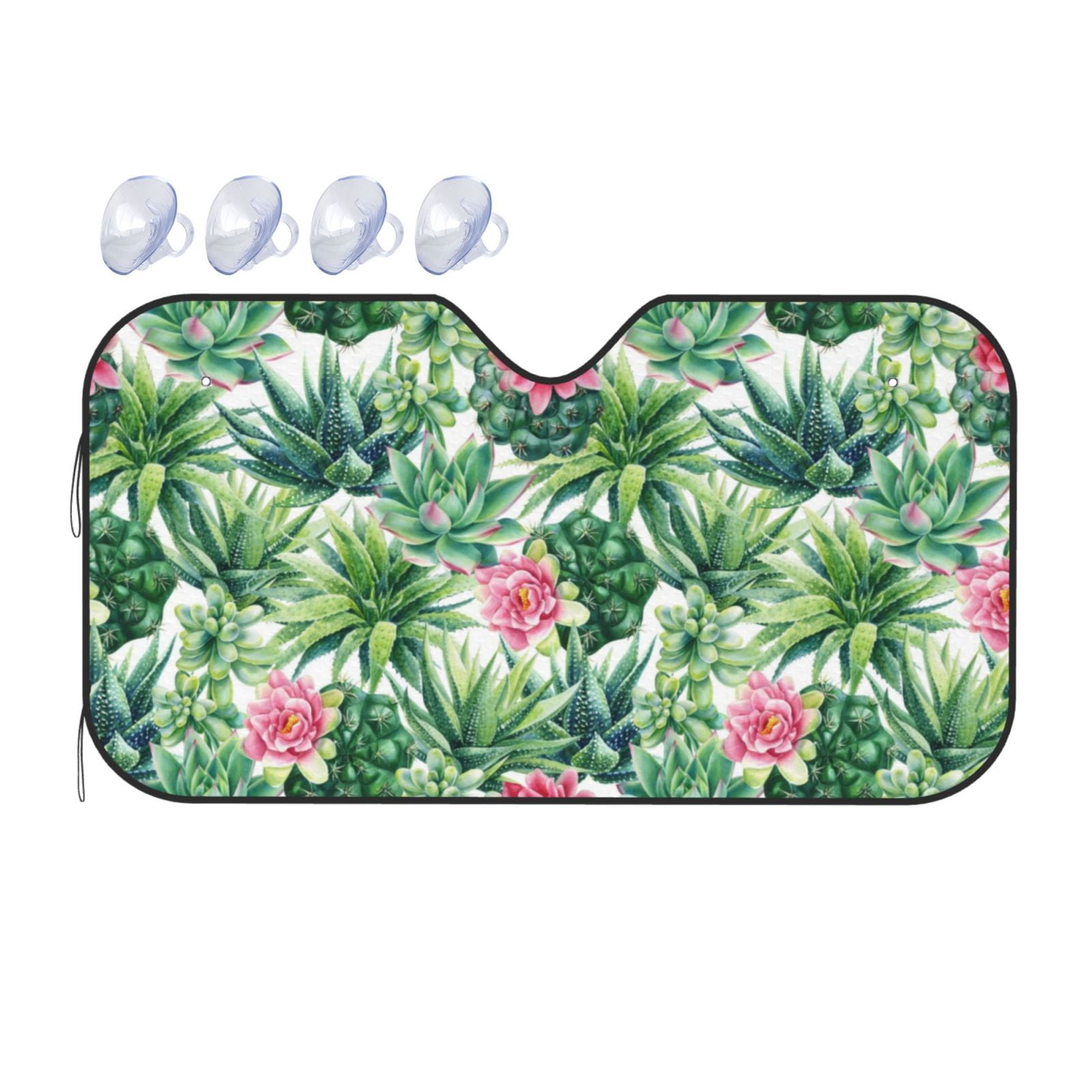 Zeuib Succulents 1 Premium Car Sunshade: Superior Sun Protection and ...