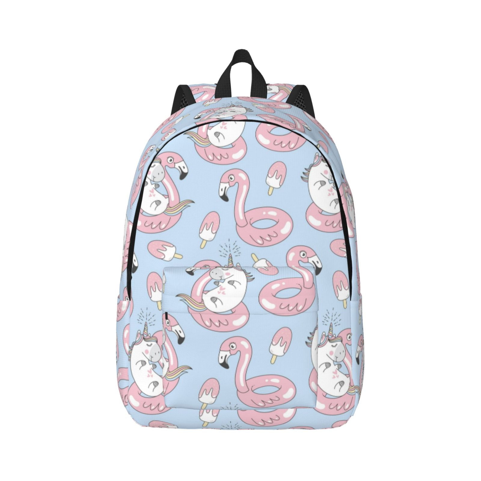 Zeuib Summer Cute Unicorns Stylish and Durable Canvas Backpack: Perfect ...