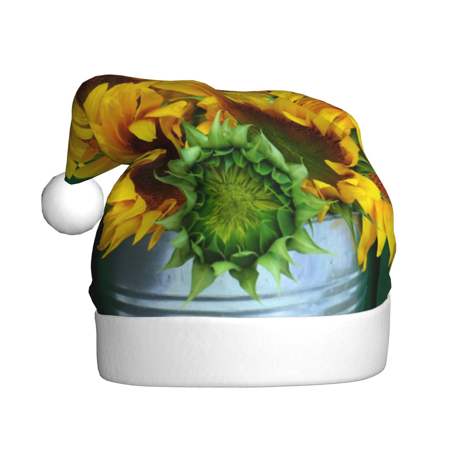 Zeuib Sunflowers in Bucket Christmas Stocking Classic Large Stockings ...