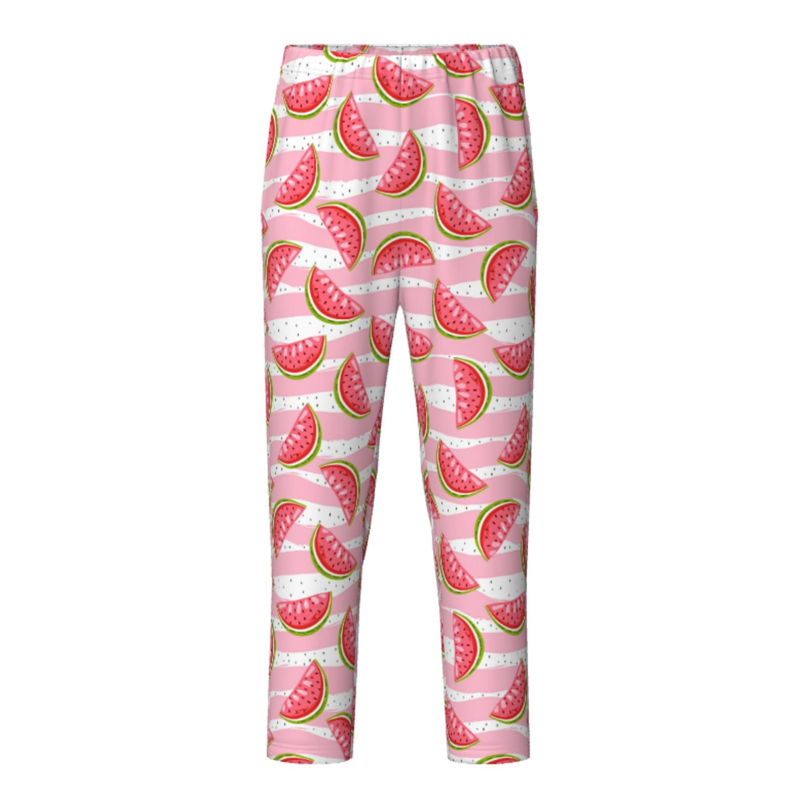 Zeuib Sweet Watermelon Print Pajama Pants for Girls Boys,PJ Bottoms for ...