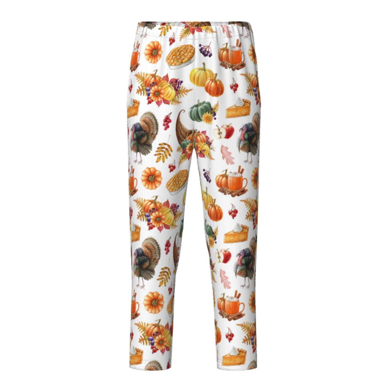 Zeuib Thanksgiving Turkeys 1 Print Pajama Pants for Girls Boys,PJ ...