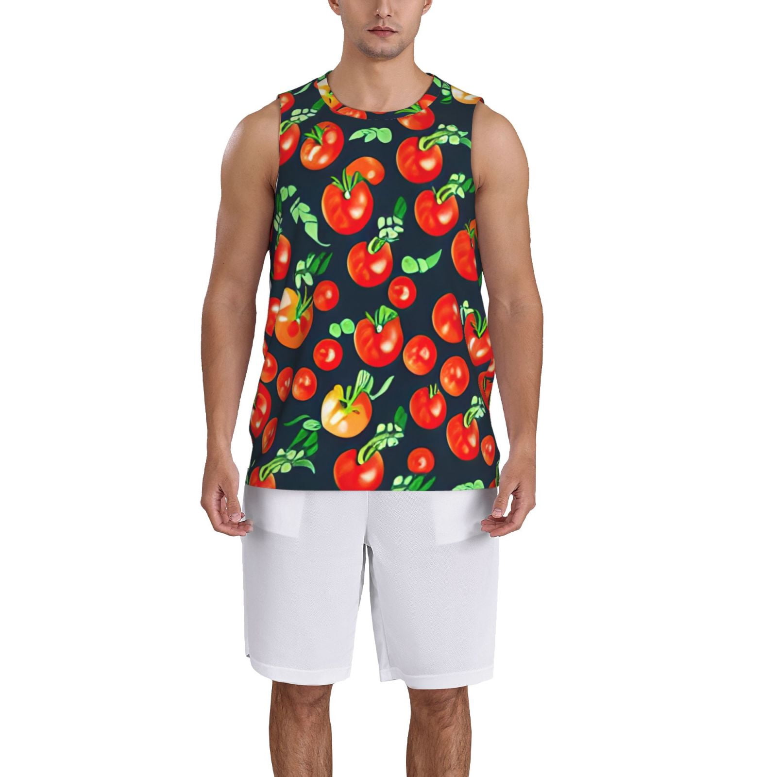 Zeuib Tomatoes Jersey Shirt for Men,Mesh Athletic Practice Sports ...