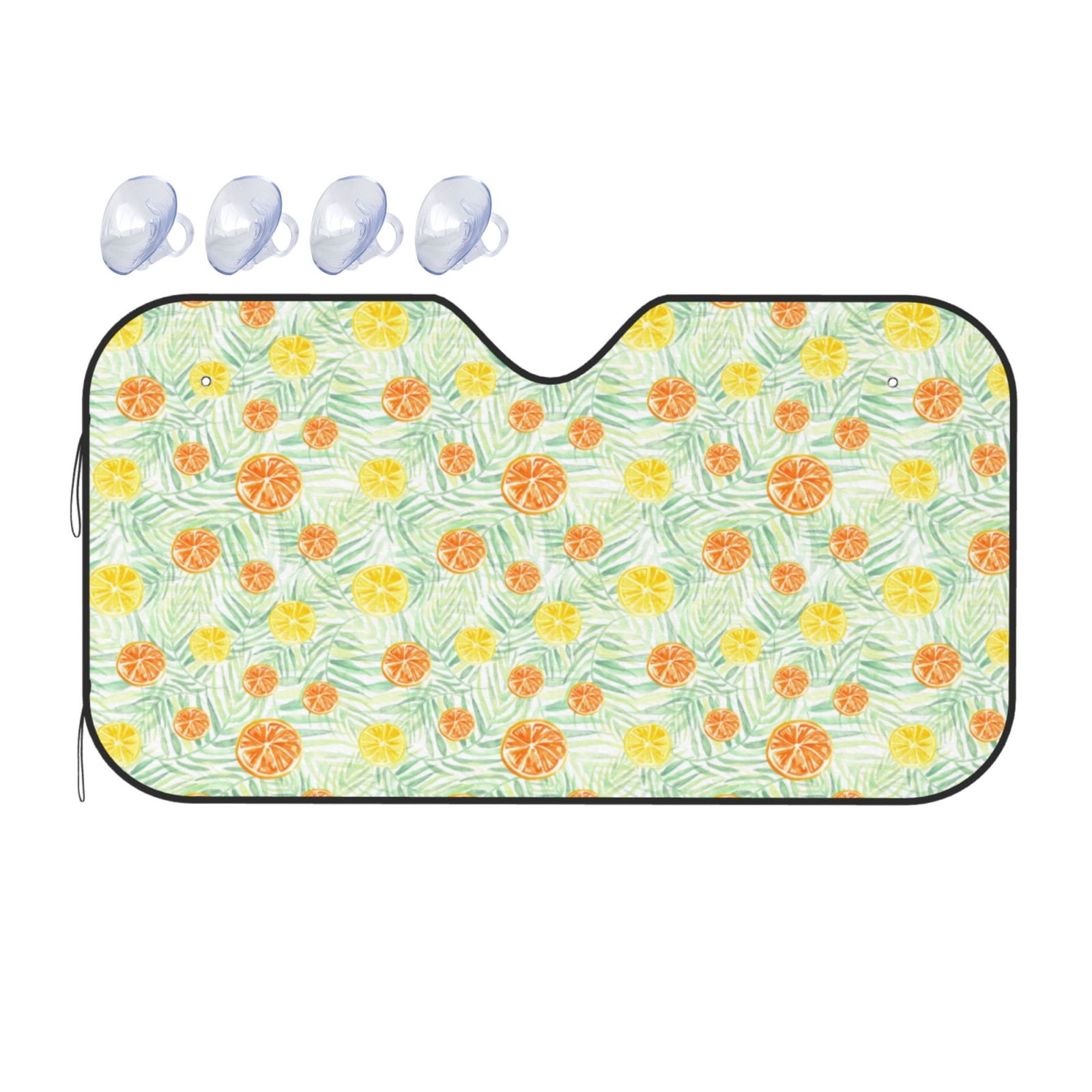 Zeuib Tree Palms Lemon Premium Car Sunshade: Superior Sun Protection ...